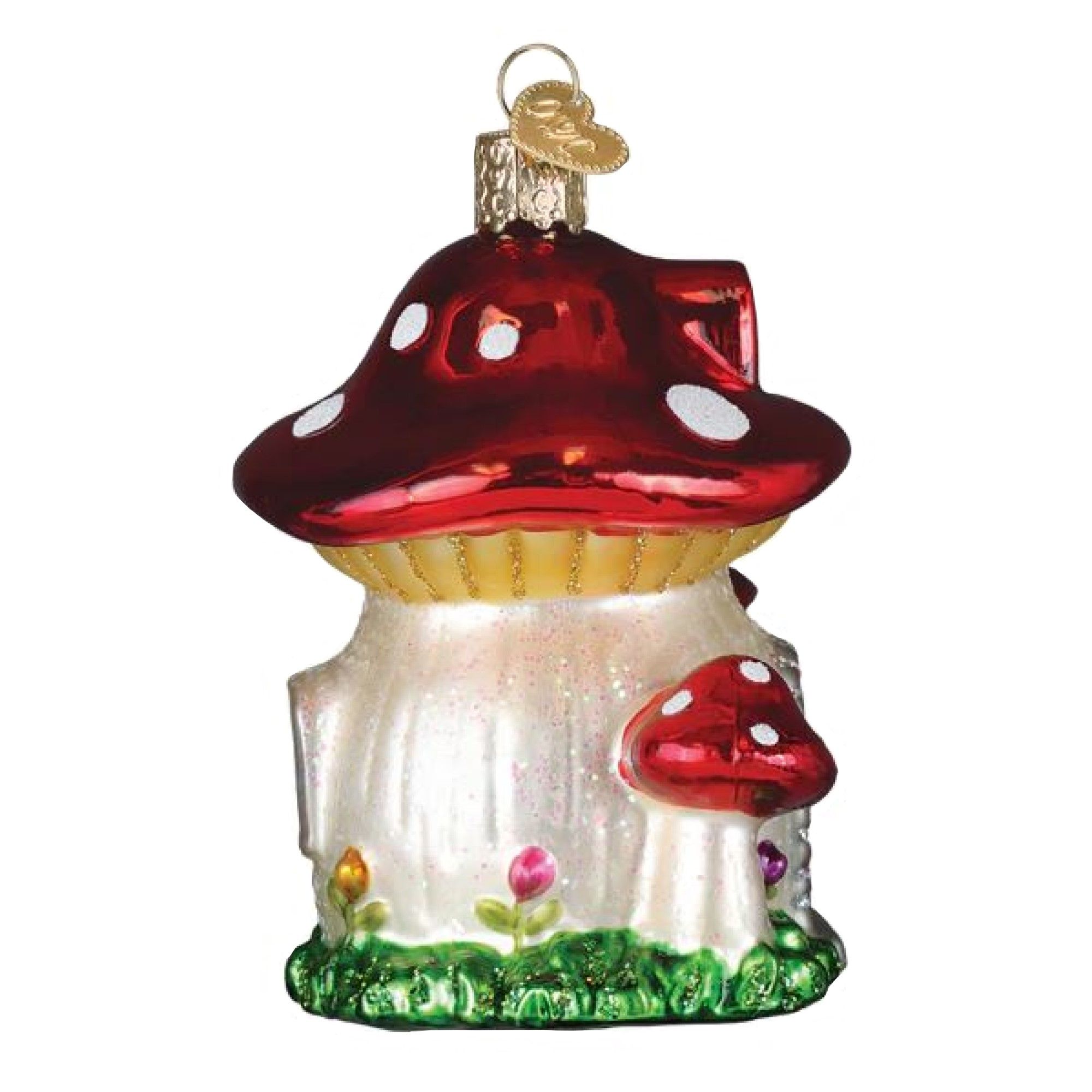 Old World Christmas Blown Glass Ornament for Christmas Tree - Mushroom ...