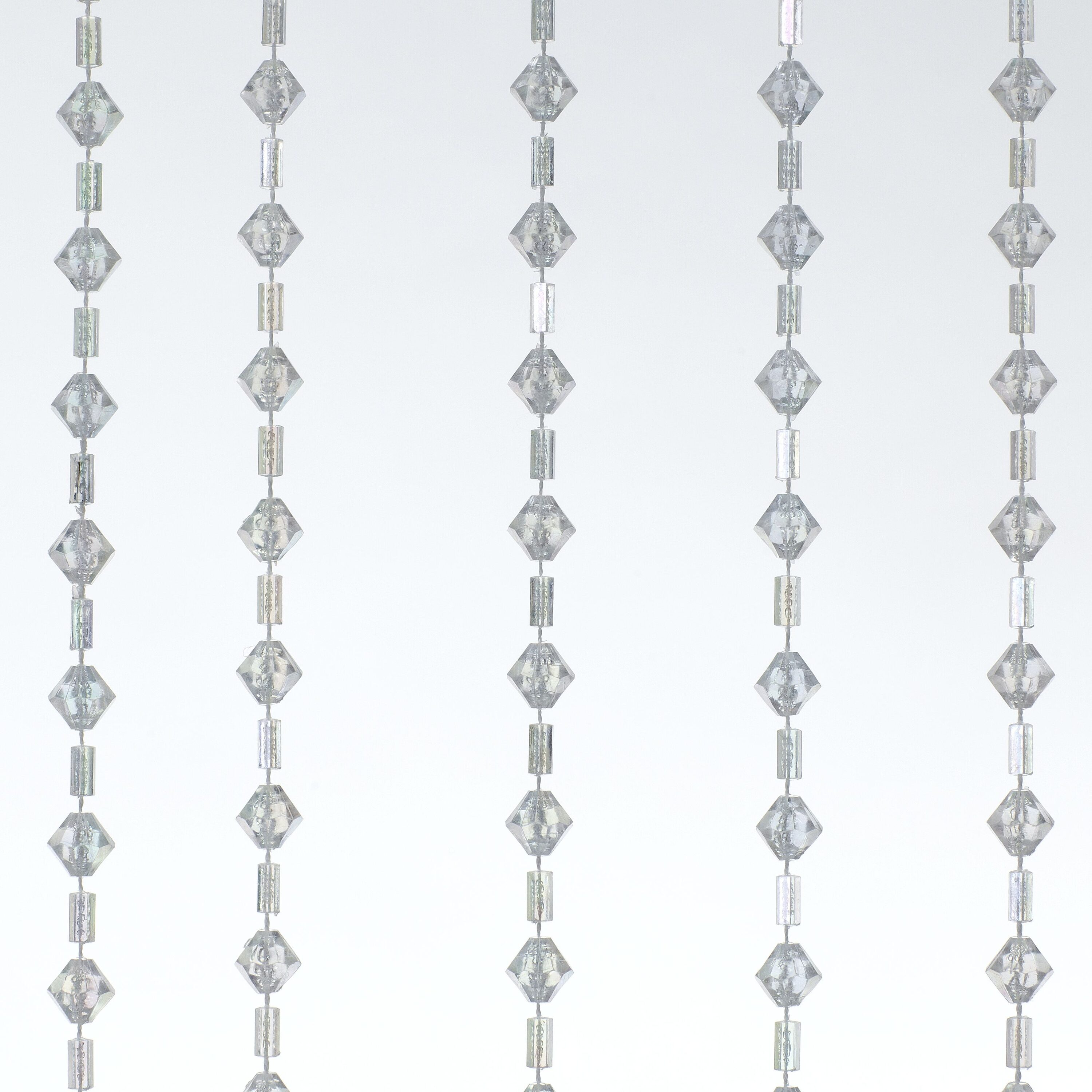 KATE AURORA Luxurious Jaeger Rod Pocket Acrylic Beaded Single Window ...