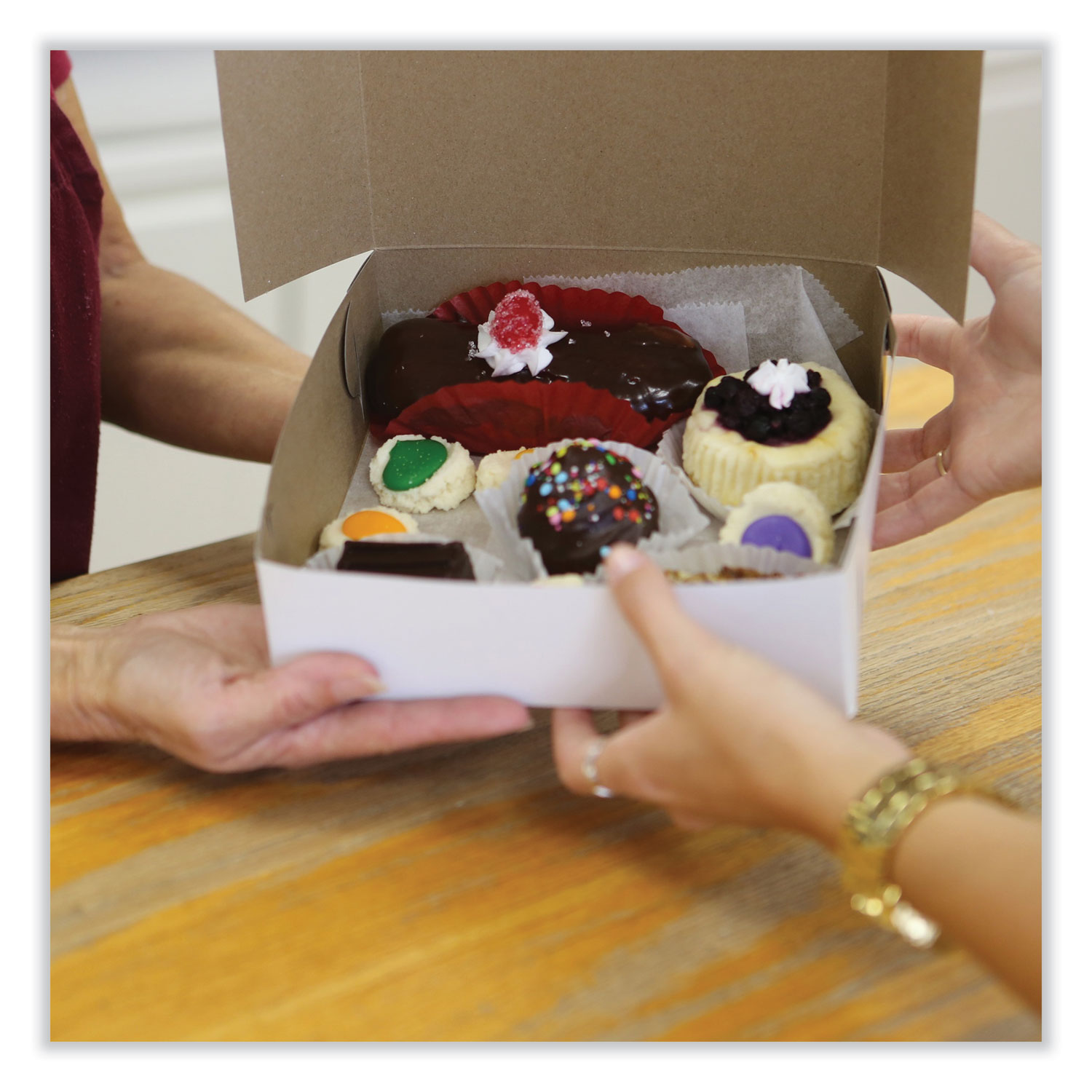 Southern Champion Tray Bakery Boxes Standard 19 x 14 x 4 White Paper 50 ...