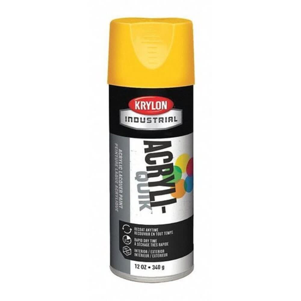 Krylon Spray Paint Daisy Yellow Gloss Solvent 12 oz K01813A07 in the ...