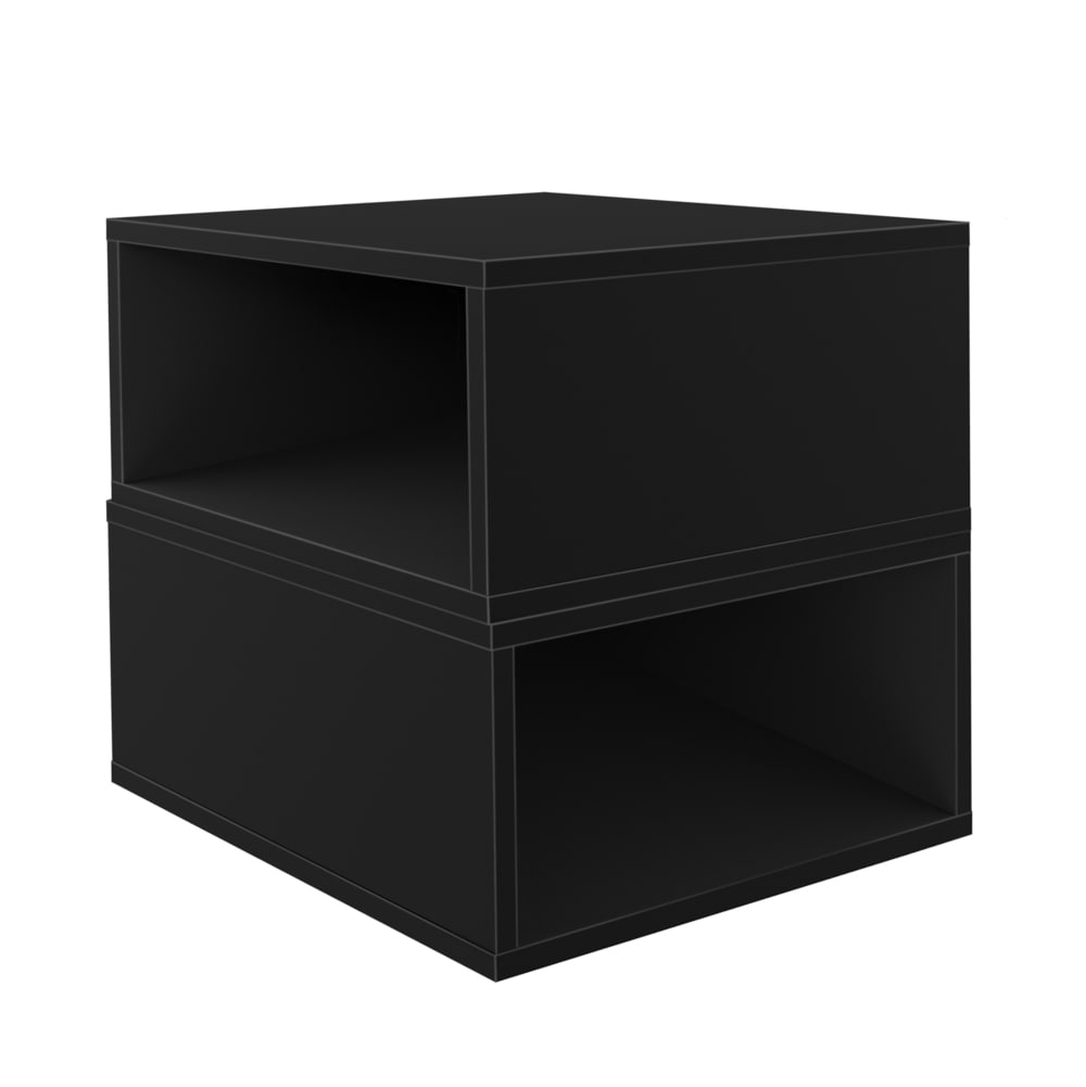 Regency Niche Cubo Half Size Wood Stackable Storage Bookcase Shelf ...