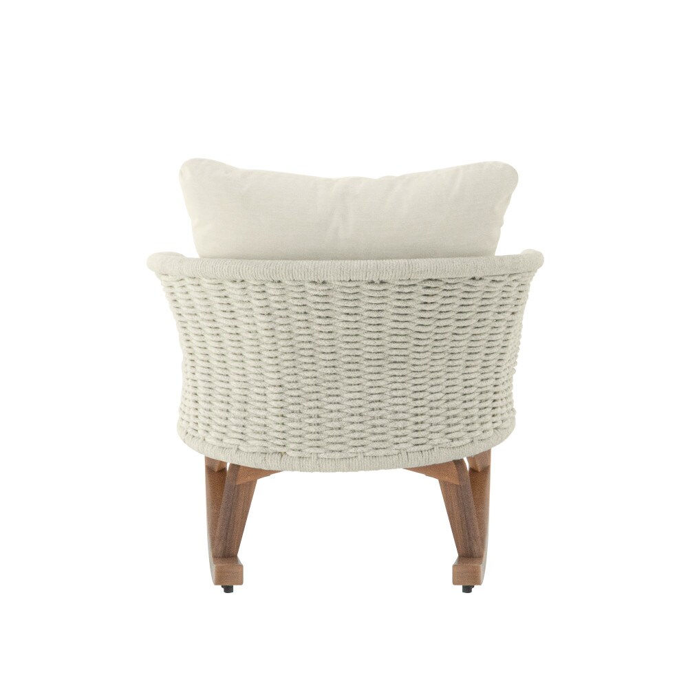 Wooakway Set of 2 Patio Chairs Club Chairs with Minimalistic Modern ...