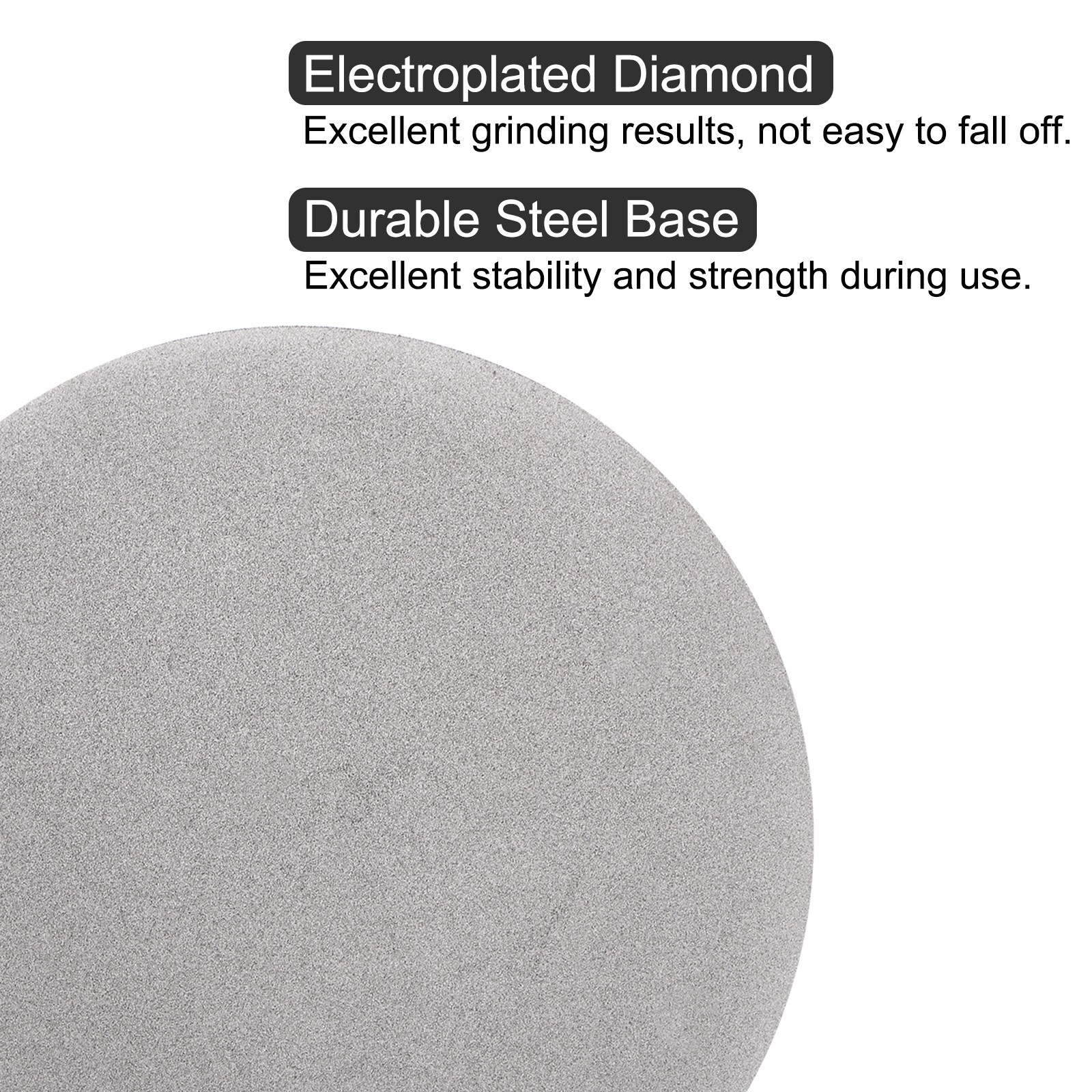 Unique Bargains Diamond Sanding Grinding Disc 8-Inch (200mm) Grit 180 ...
