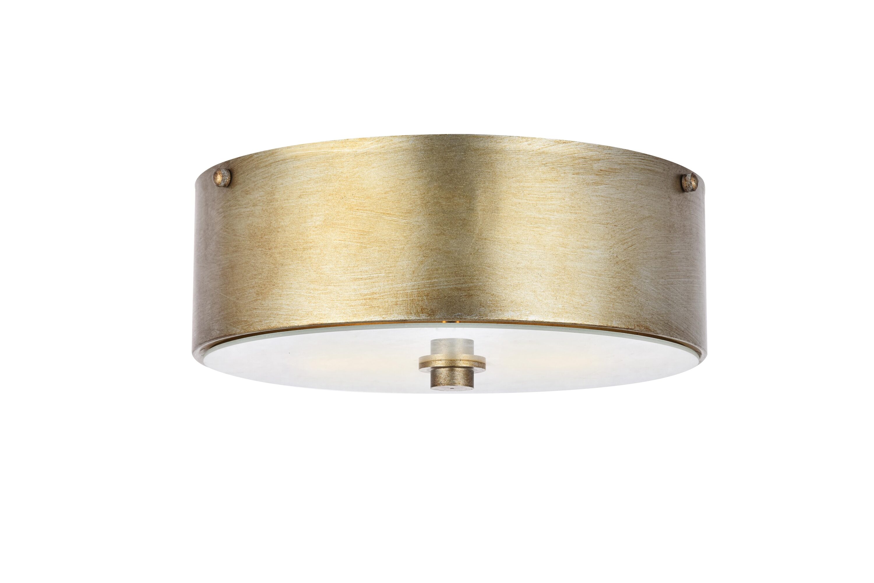 Elegant Decor Home Furnishing 12-in Vintage Silver Indoor 2 -Light ...