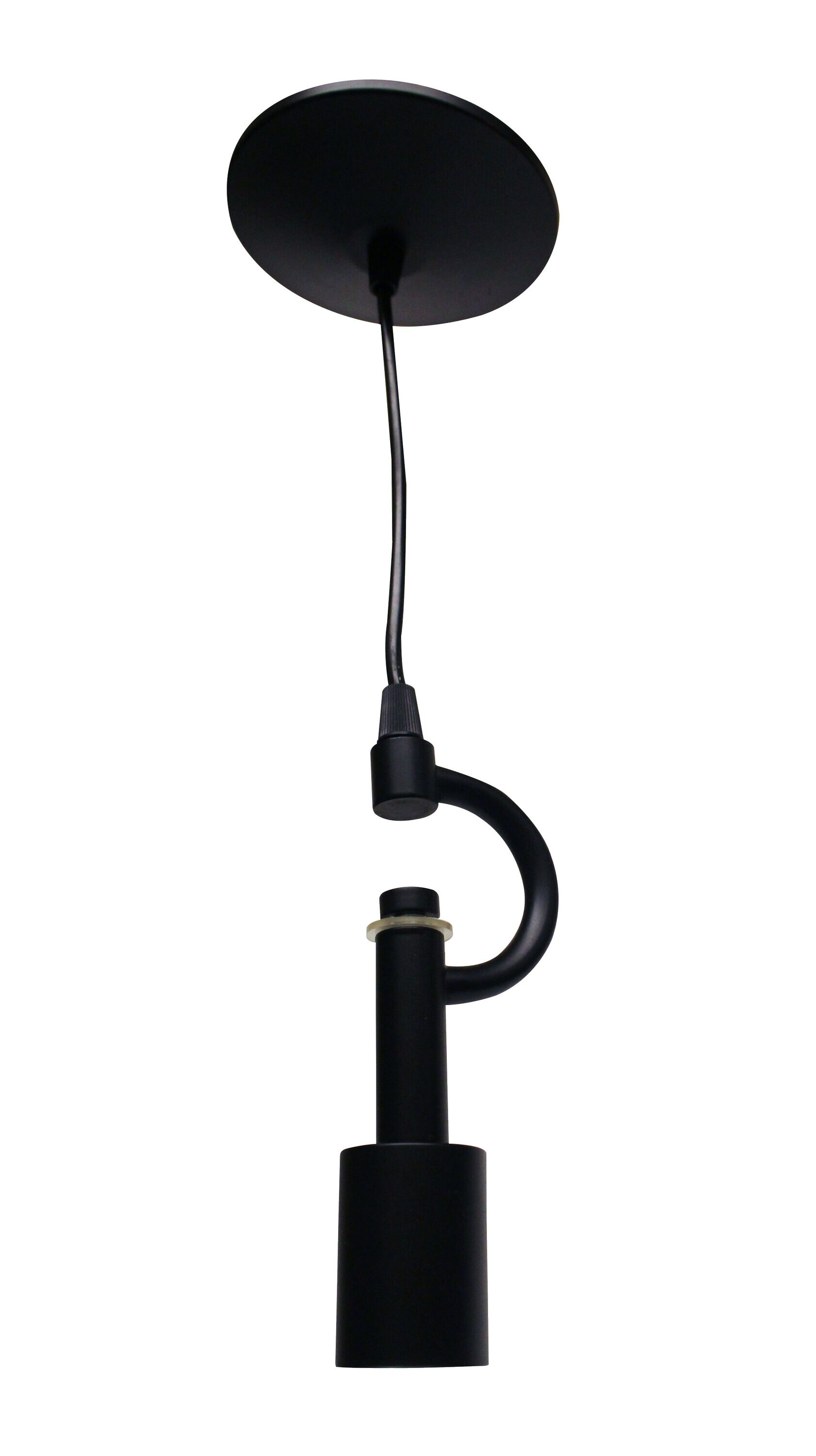 LOBREG 8.50 in Matte Black Vintage Ceiling Hanging Light Fixture with ...