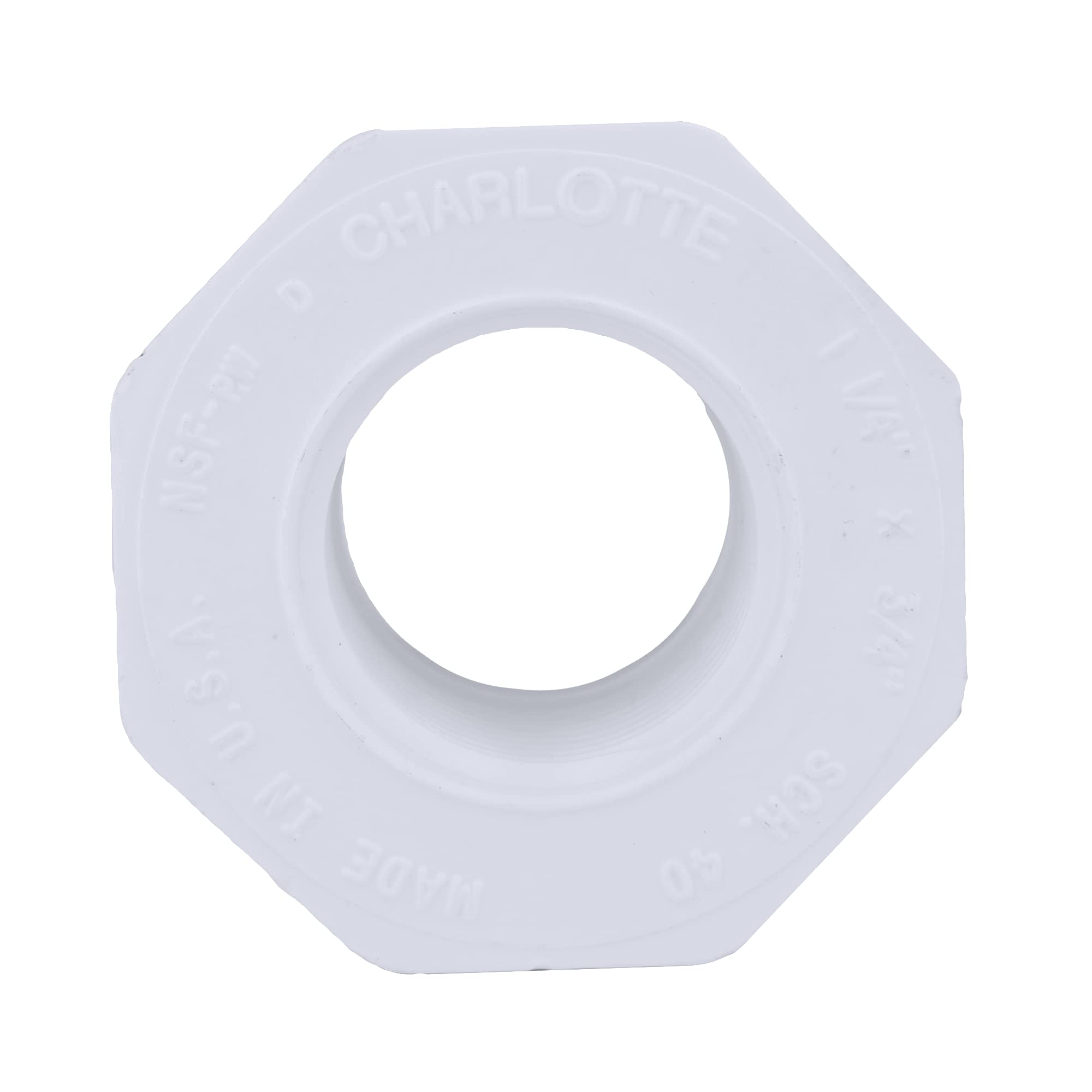 Charlotte Pipe 1 1/4 x 3/4 SCH 40 RED BUSHING SPGXFPT PRESSURE (25 Unit ...