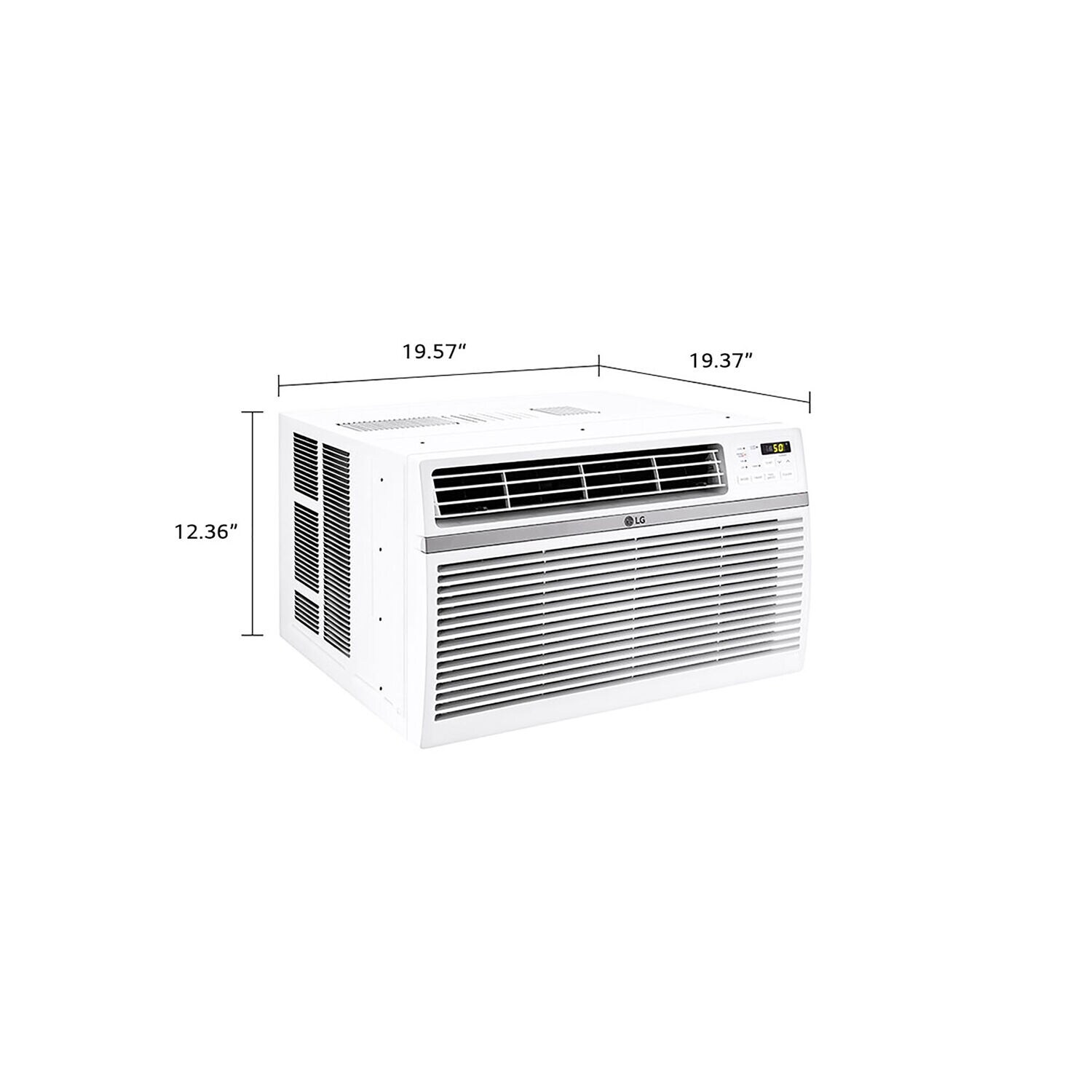 LG 340 sq ft Window Air Conditioner with Remote 115 Volt 8000 BTU in the Window Air Conditioners department at Lowes