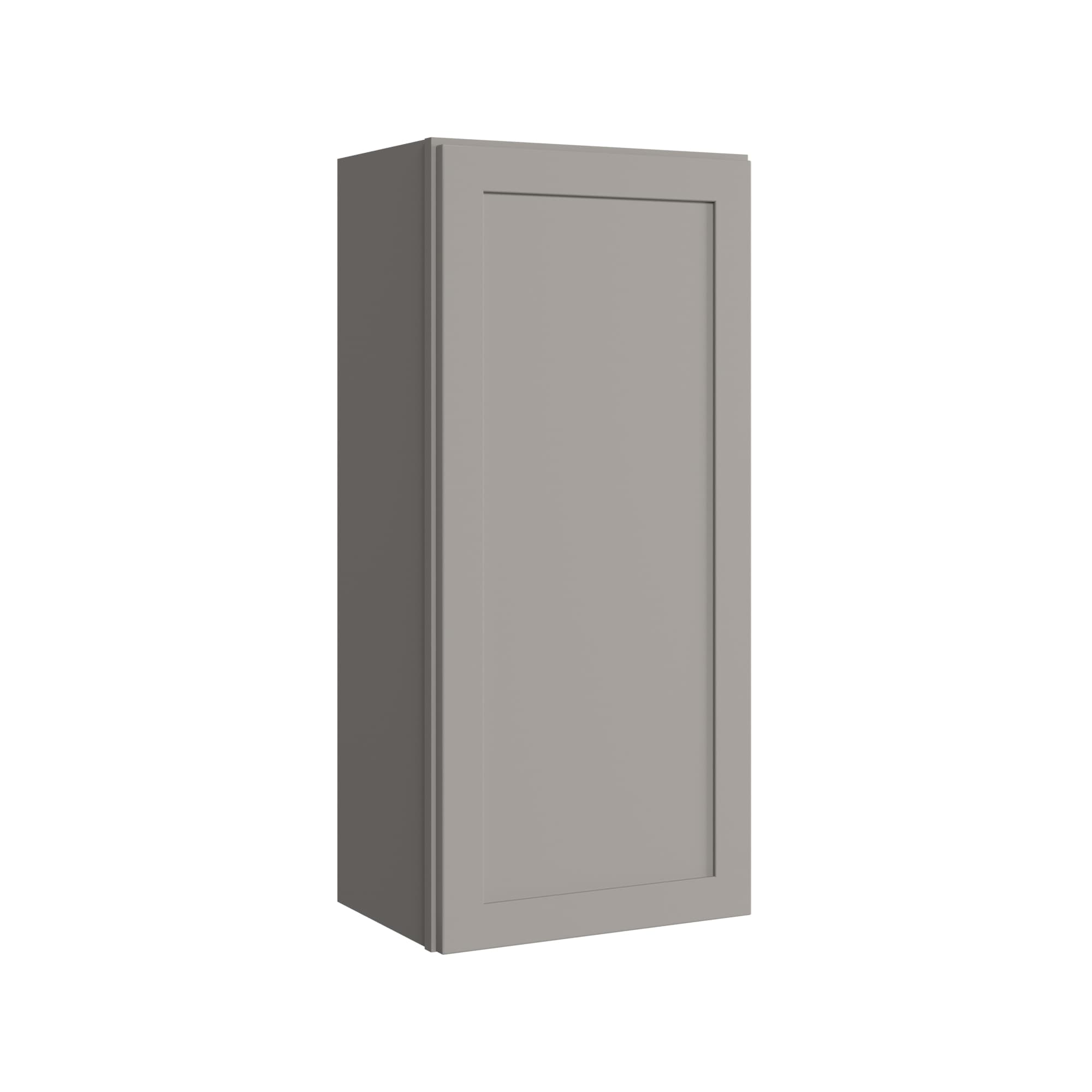 KraftMaid Momentum Deveron 18-in W x 39-in H x 12-in D Pebble Grey ...