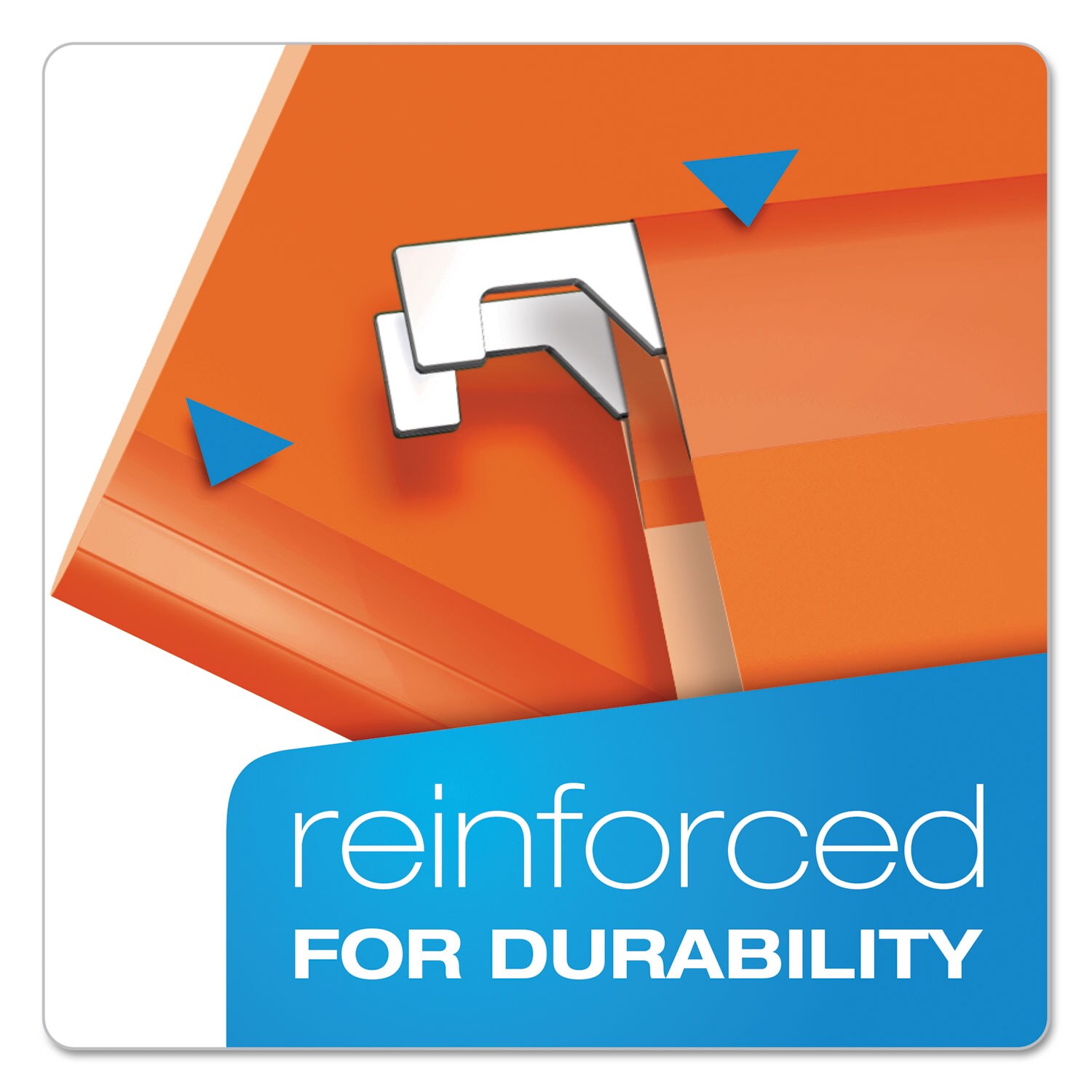 Pendaflex Colored Reinforced Hanging Folders Letter Size 1 5 Cut Tabs ...