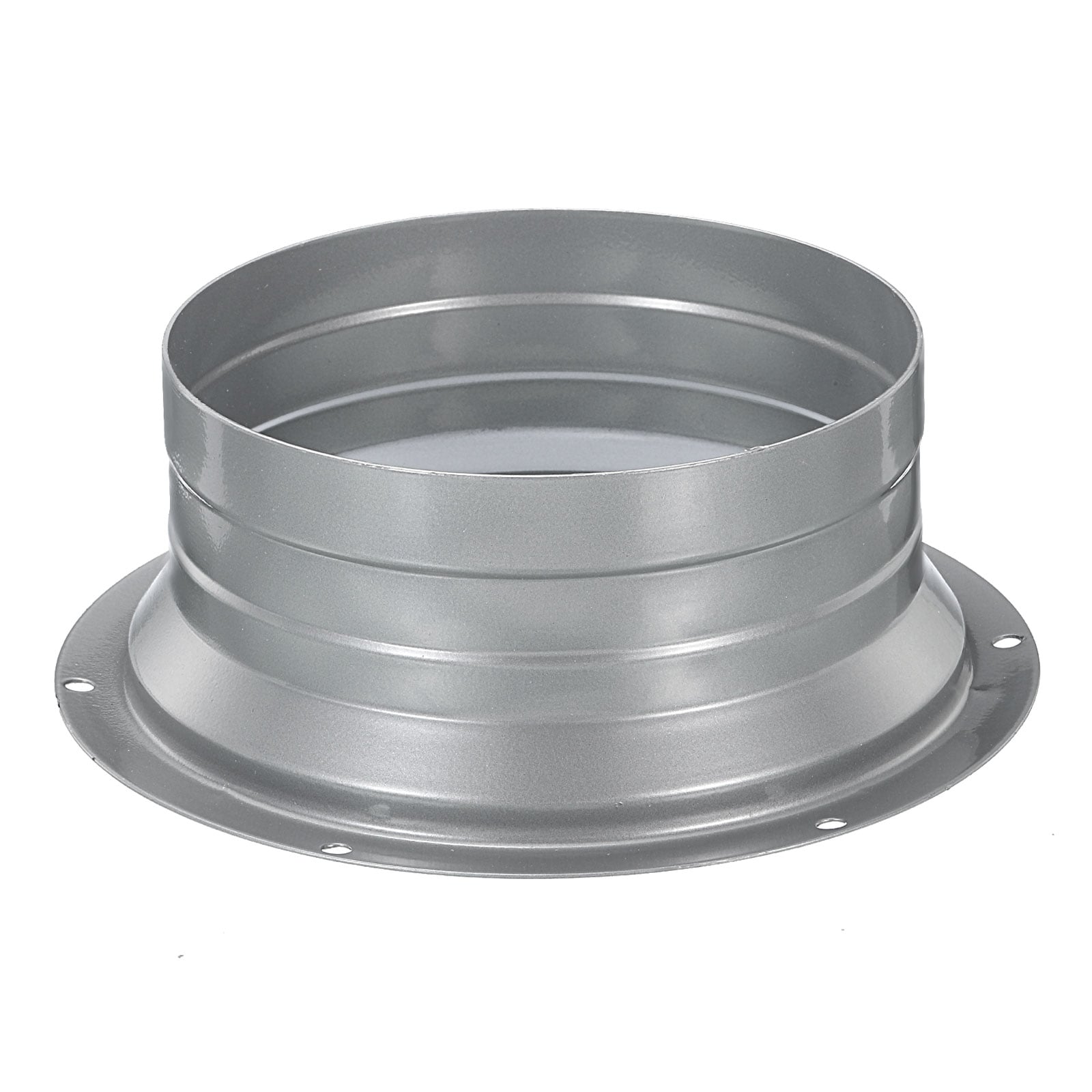 PATIKIL 5 Inch Duct Connector Flange Metal Fitting Straight Pipe Flange ...