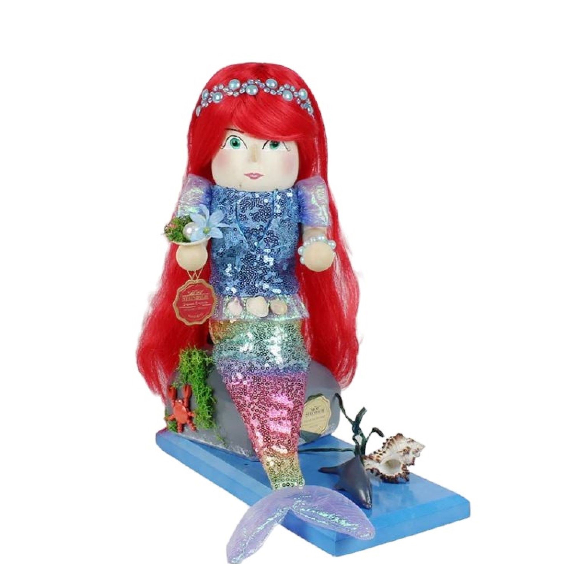 Steinbach Wooden Big Limited Nutcracker - Marina The Mermaid - 18in in ...