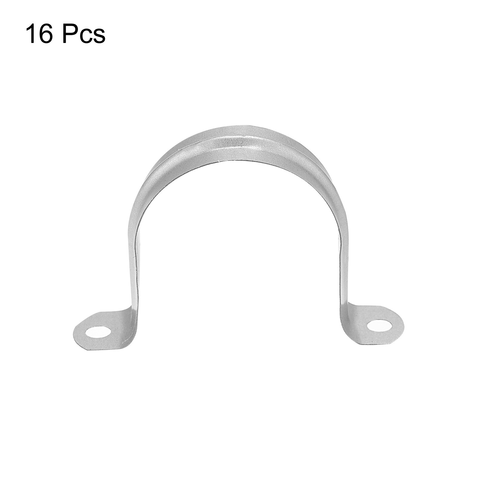 Unique Bargains 16pcs Rigid Pipe Strap 1-5/8-Inch (40mm) Two Hole Strap ...