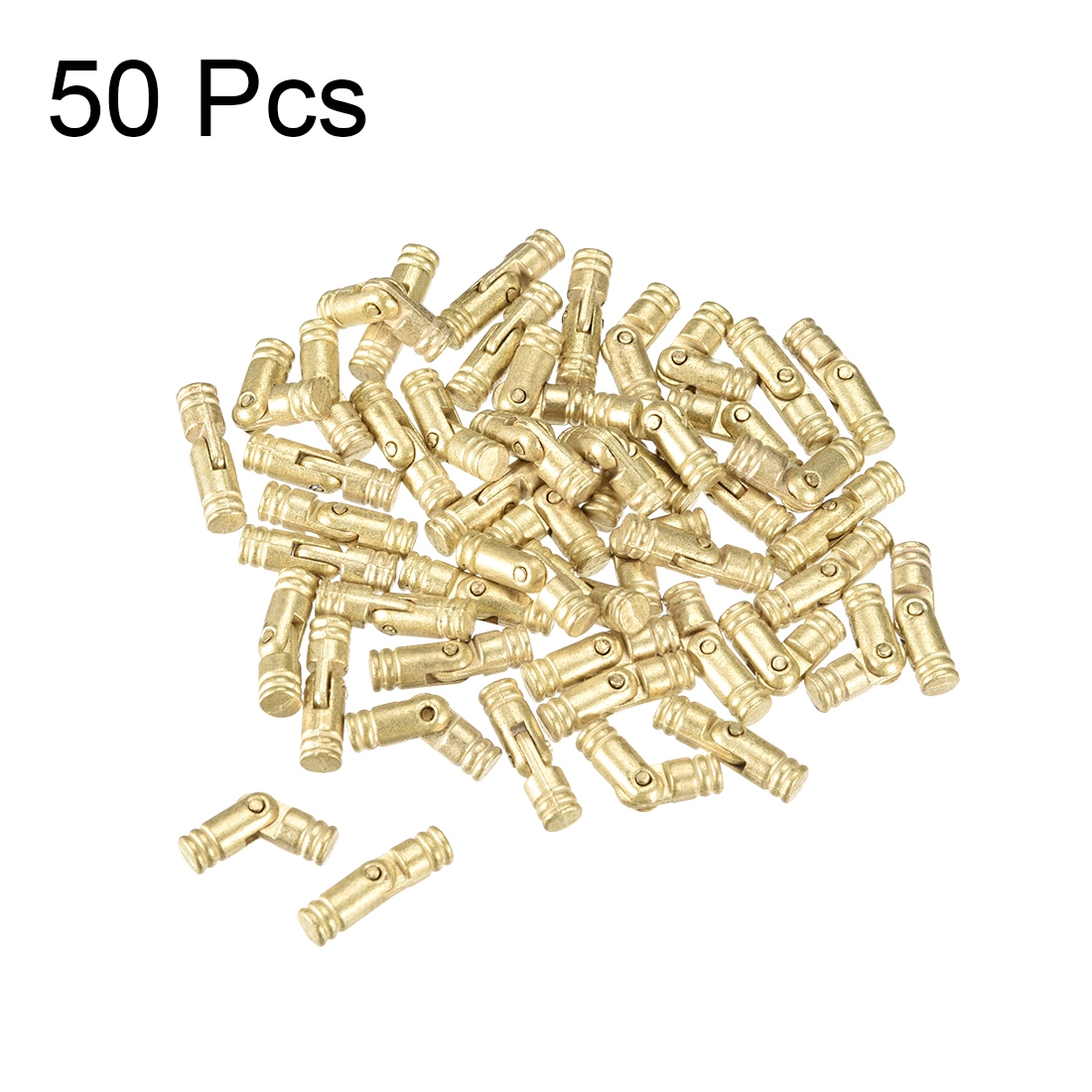 Unique Bargains 50pcs Folding Support Hidden Concealed Cylinder Hinge ...