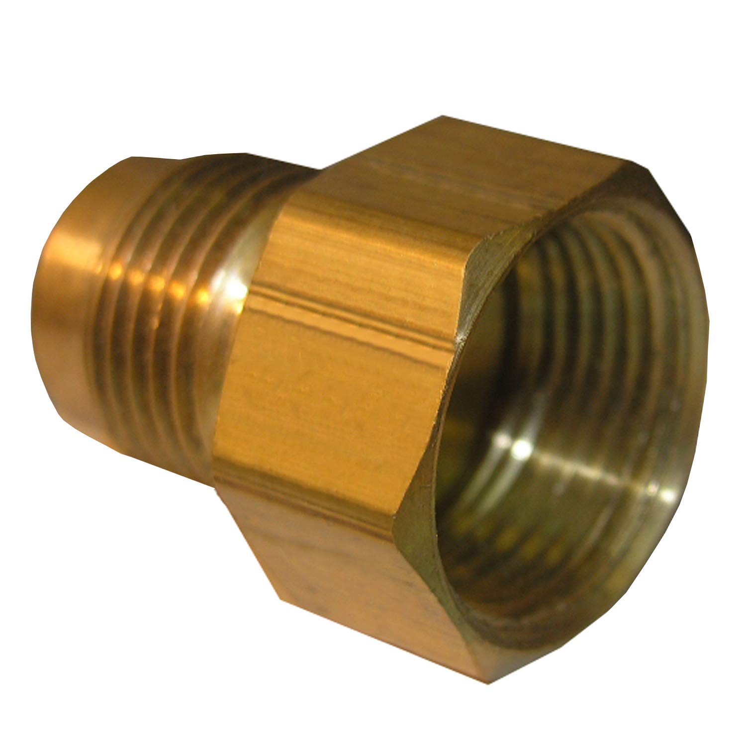 LASCO 17-4651 1/2-Inch Male Flare to 3/4-Inch Female Pipe Thread Brass ...