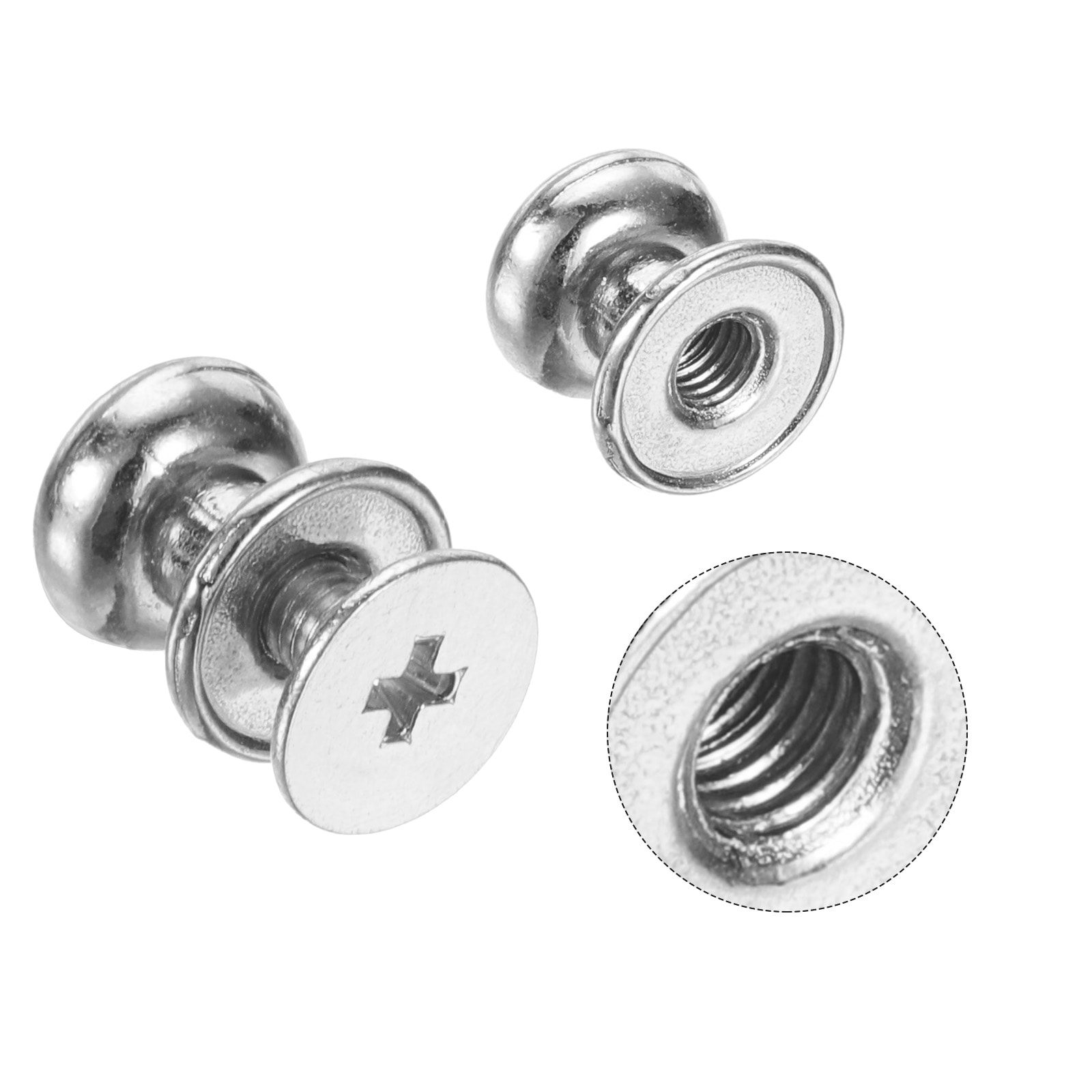 Unique Bargains 24pcs 0.3 Inch x 0.32 Inch Mini Round Knobs Small ...