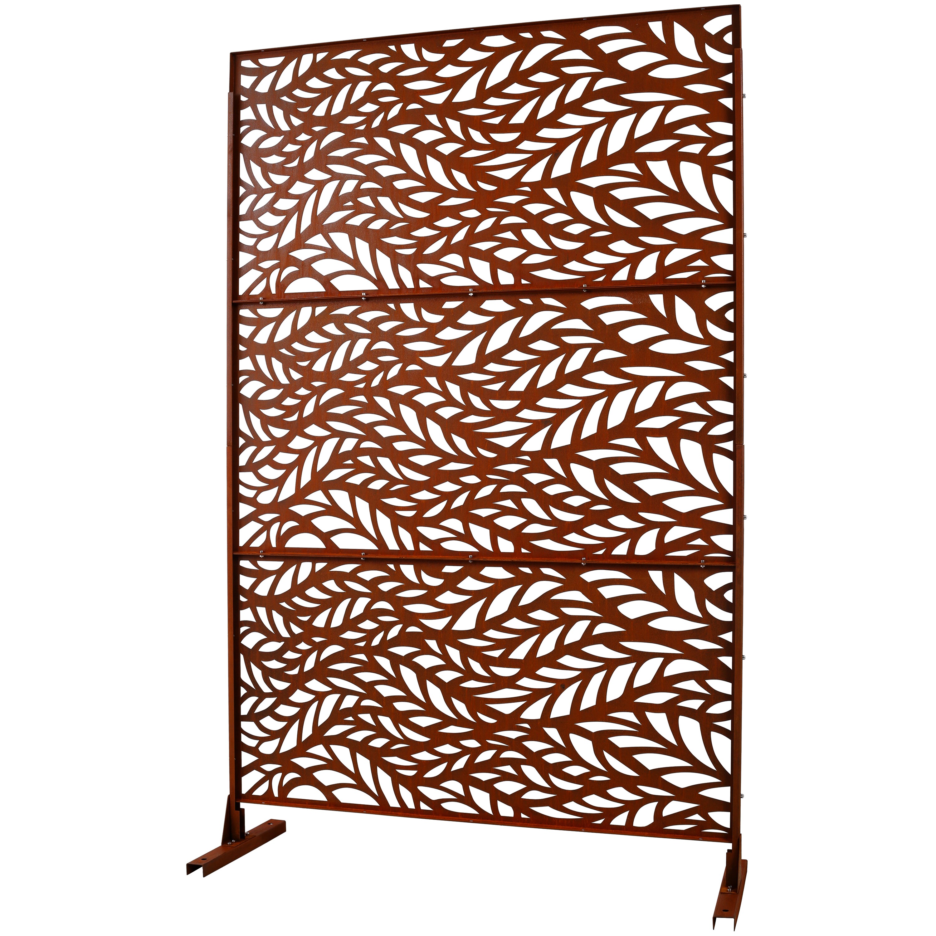 Blisstyle Outdoor Indoor Privacy Screen Metal Privacy Screen 76 Inch H ...