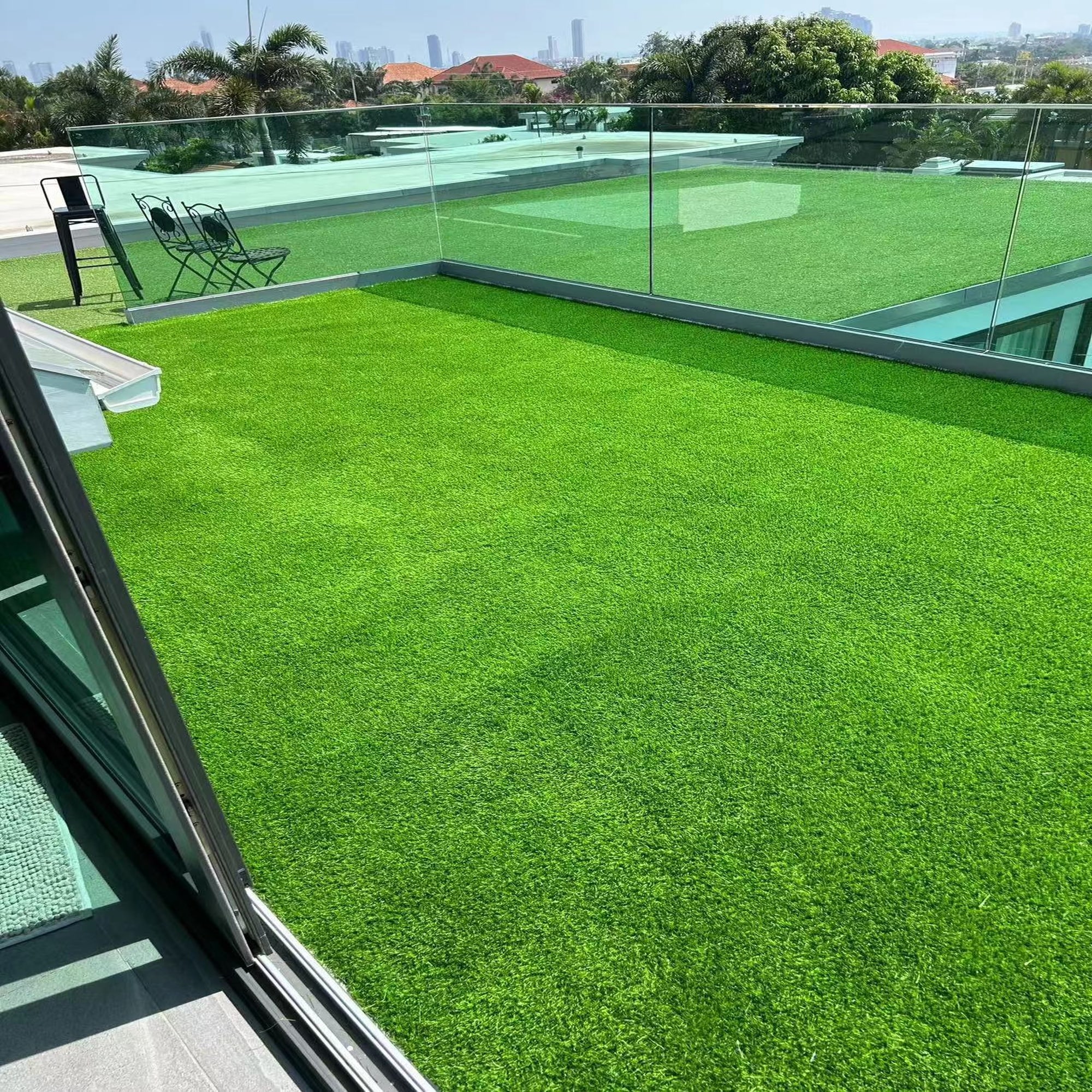 Boyel Living 3FT x 10FT Outdoor Artificial Grass Runner for Narrow ...