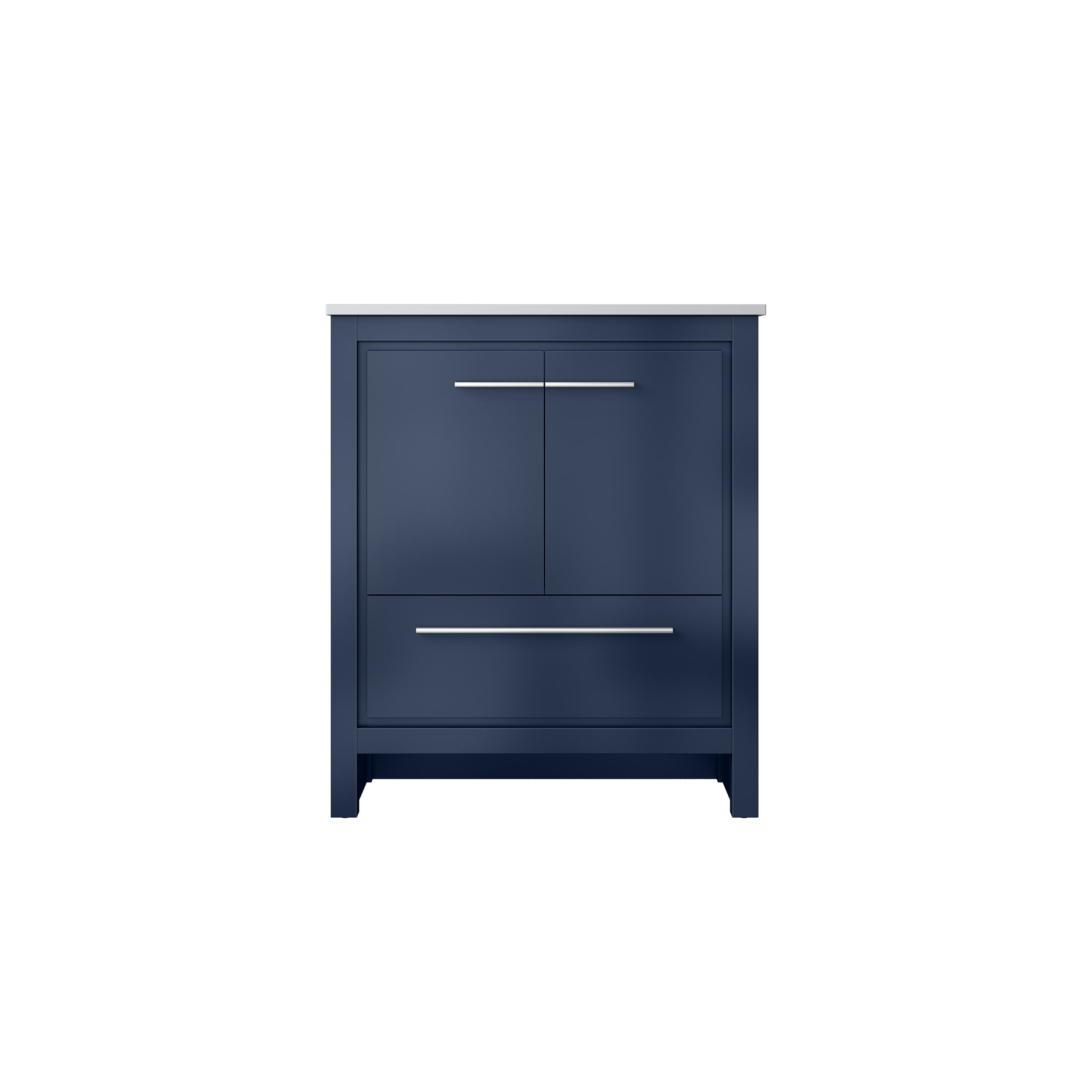 Lexora Scotshire 30-in Navy Blue Undermount Single Sink Bathroom Vanity ...