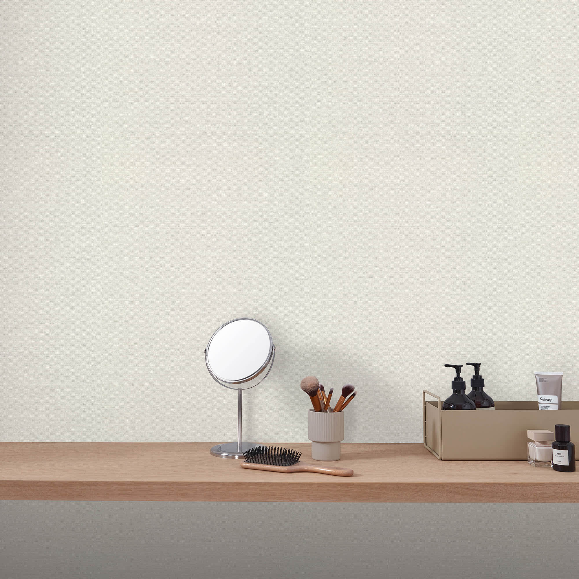 Veer Decor Echo Jute Texture Off-White Wallpaper in the Wallpaper ...