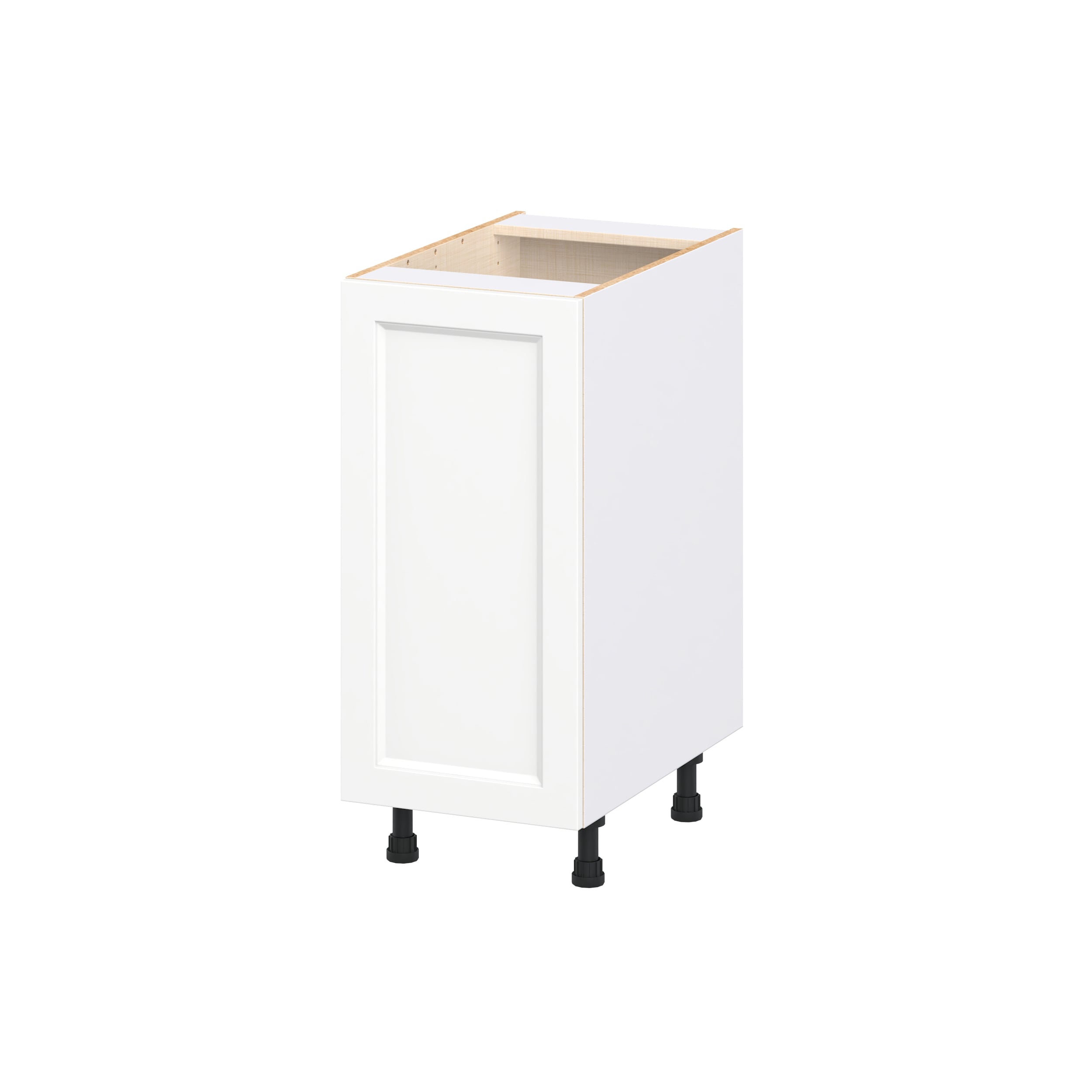 Hugo&Borg Riviera 15-in W x 34.5-in H x 24-in D Bright White Base Fully ...
