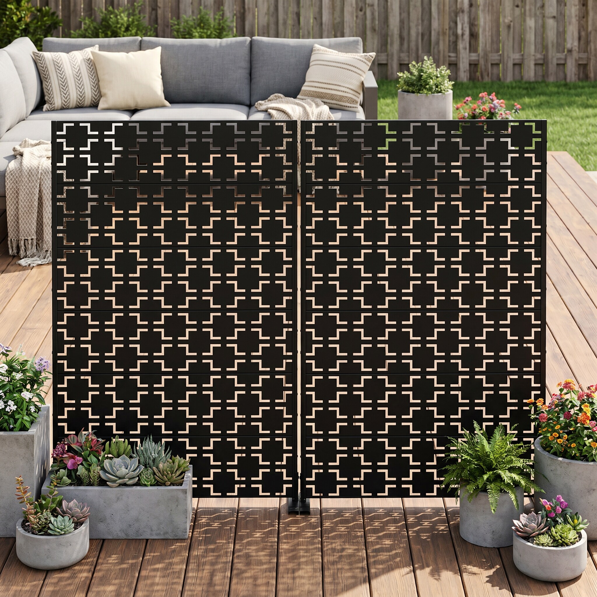Misty Moon 2 Packs Of Weather Resistant Galvanized Steel Outdoor ...