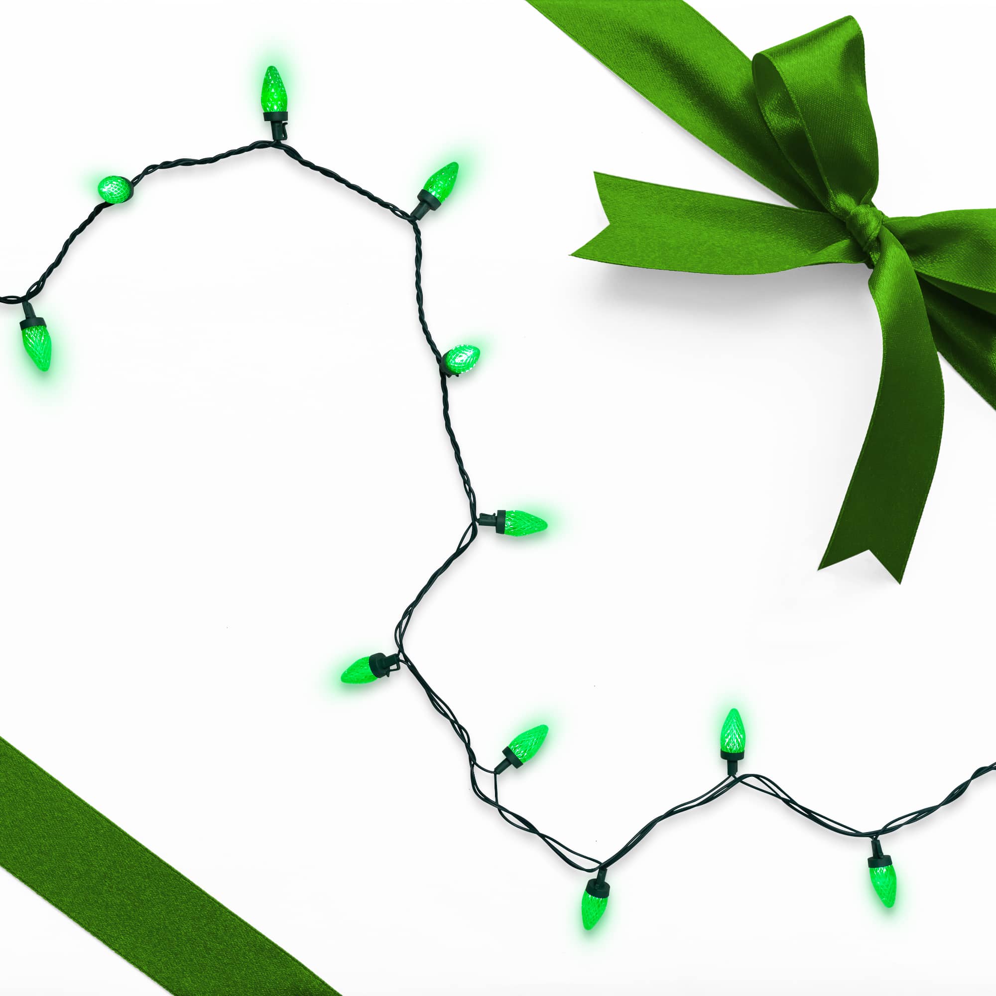 Outdoor Shimmering Christmas String Lights at Lowes.com