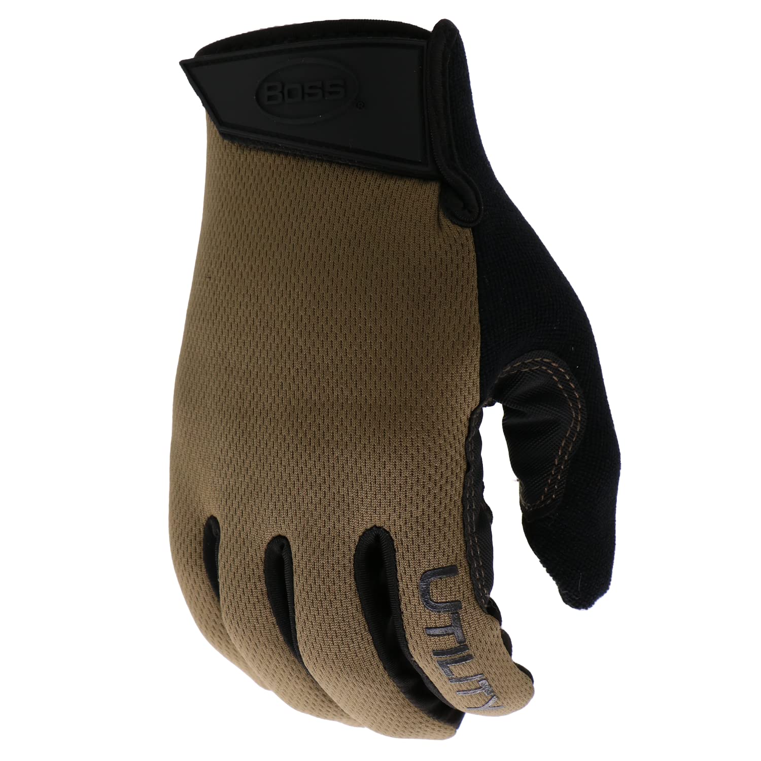 Boss Men's Utility High Performance Mesh Work Glove Synthetic Leather ...