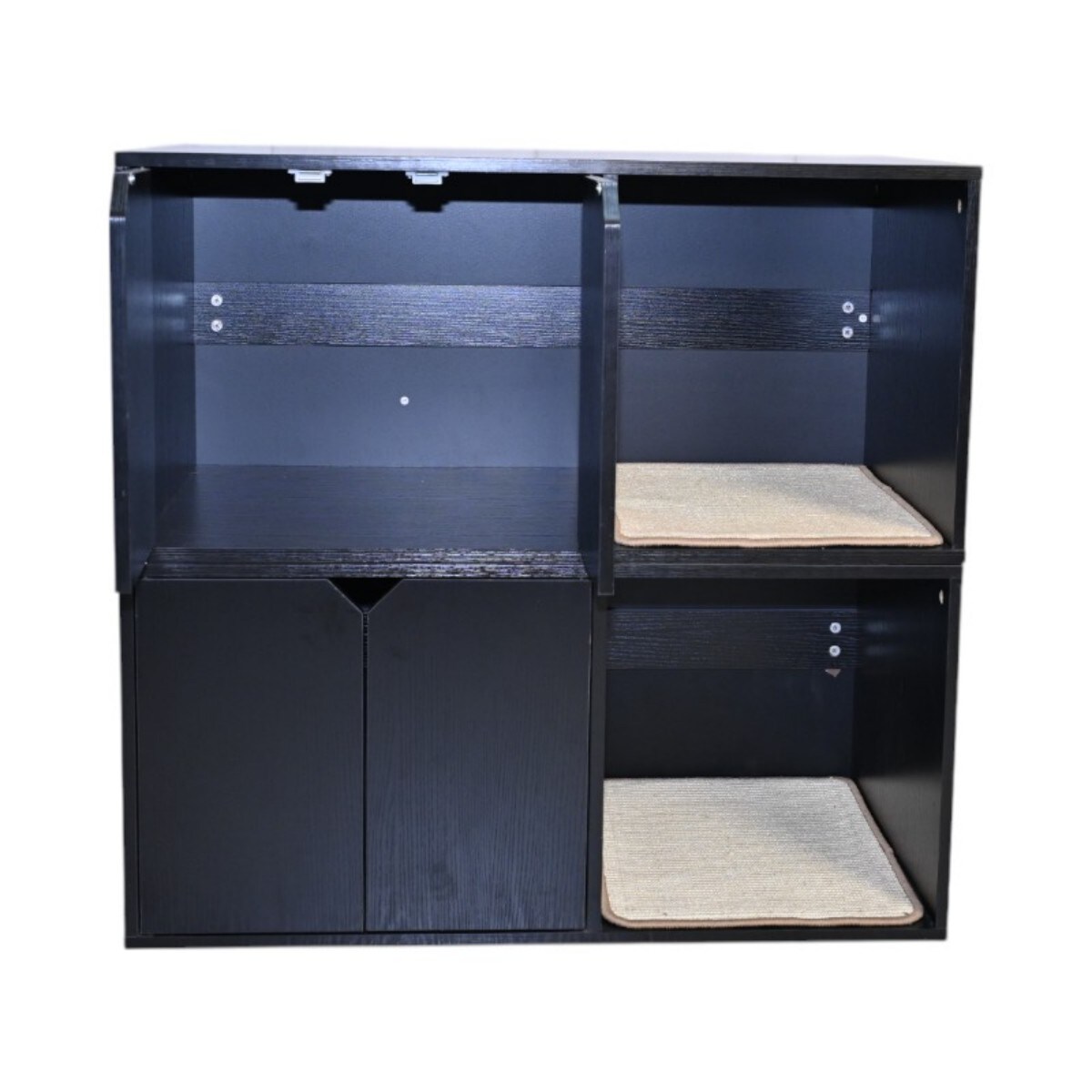Tatayosi Cat Litter Box Enclosure Hidden Furniture (Scratch Pad ...