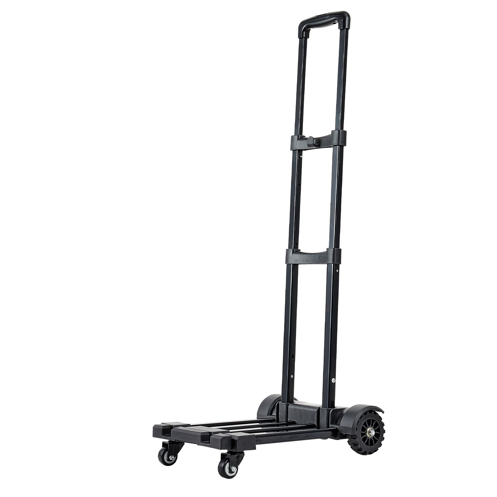 VEVOR Folding Hand Truck 290 lbs Load Capacity Collapsible Luggage Cart ...