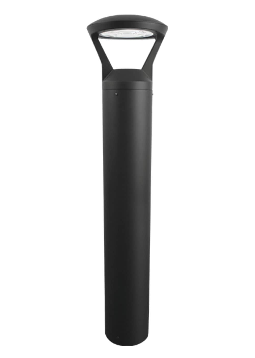 Solus Bollard C205BC 3000 -Lumens 24 -Watt Black Line voltage Hardwired ...
