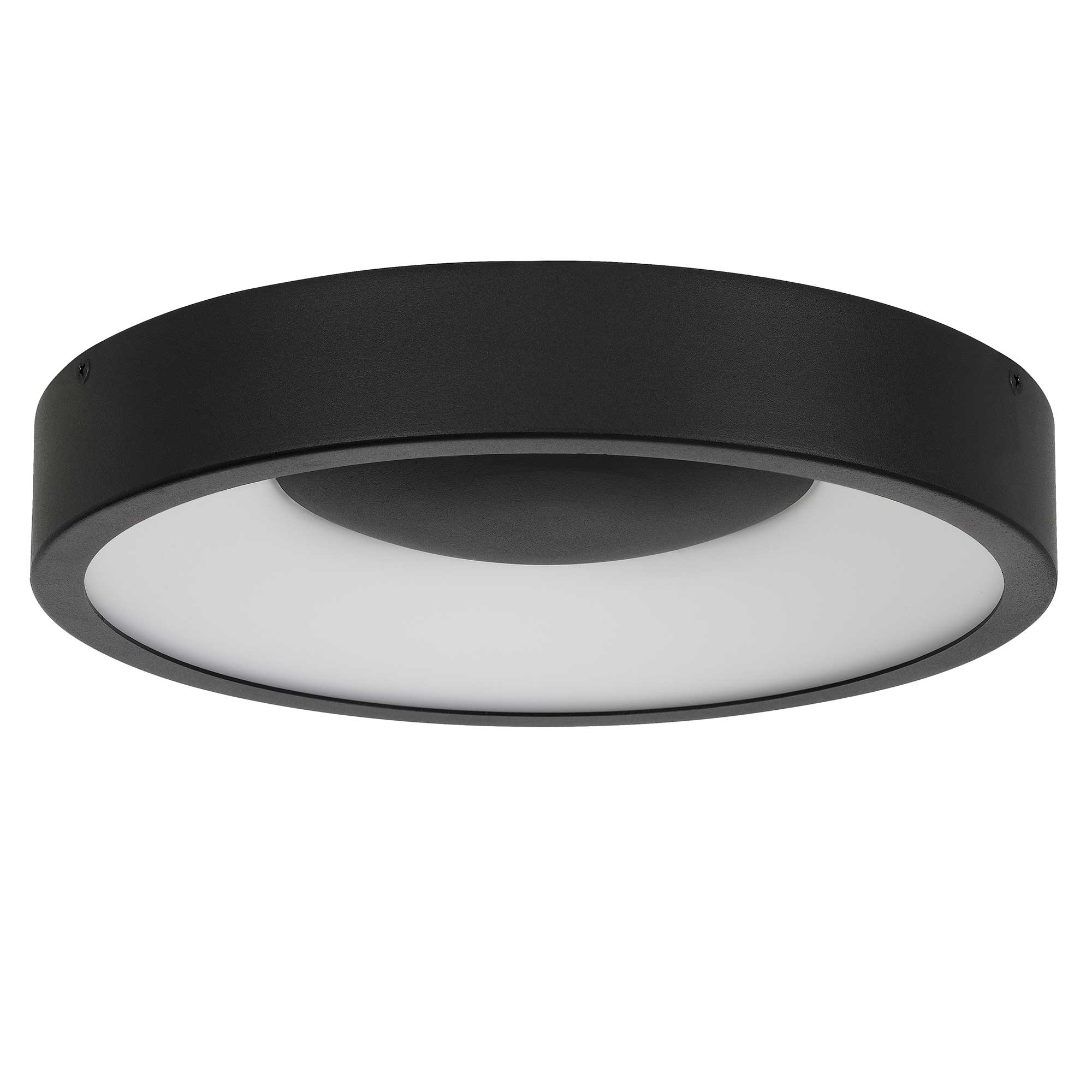 LUXEYARD 11 inch Black LED Flush Mount in the Wall Pack Lights ...