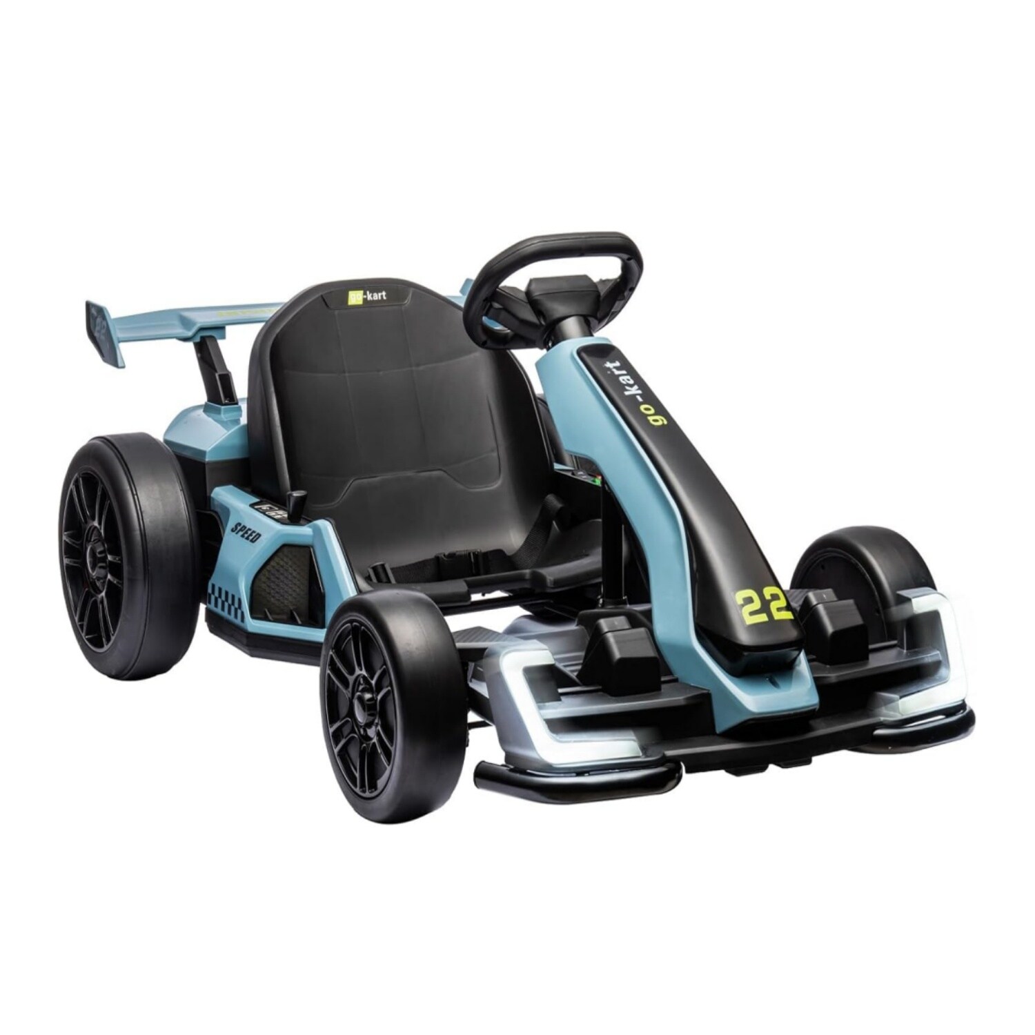 Garvee 24V Kids Electric Go Kart Blue in the Kids Play Toys department ...