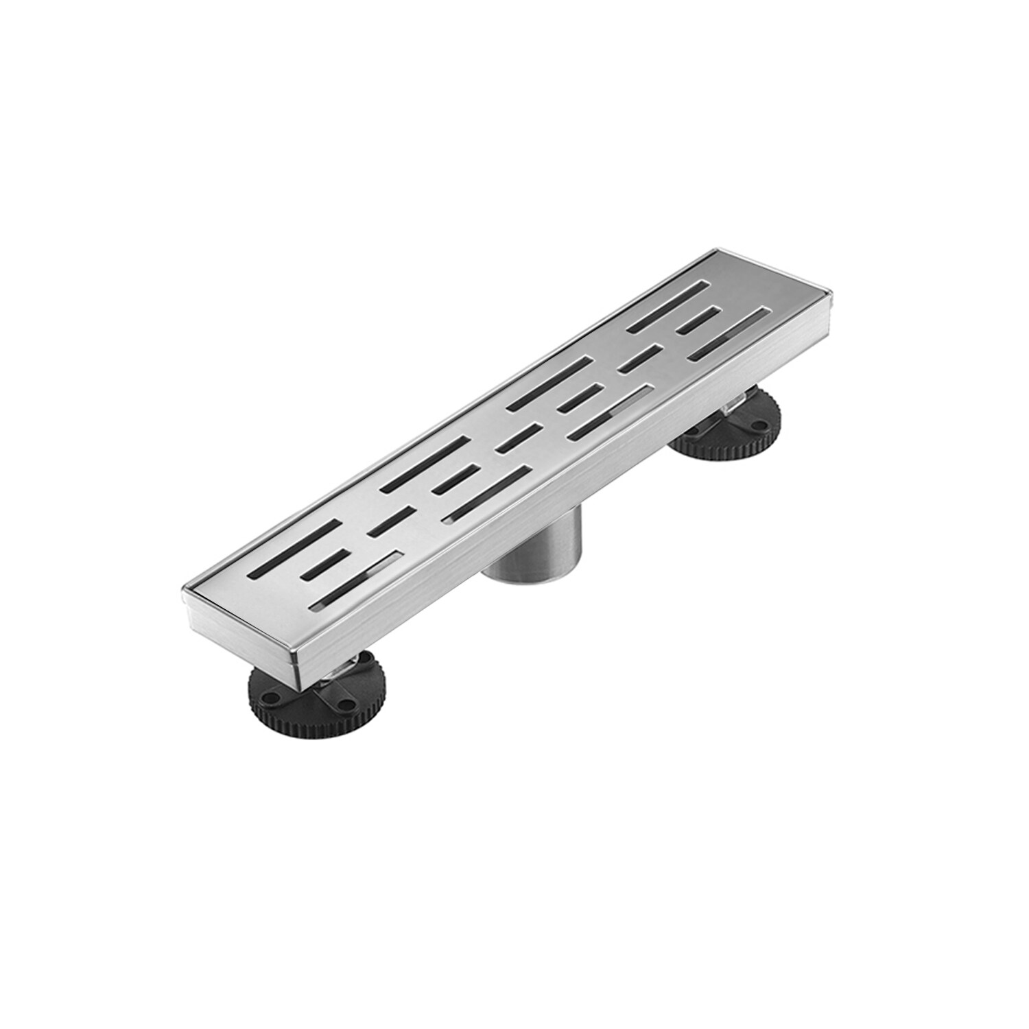 LUXEYARD 12 Inch Linear Shower Drain with Removable Brick Patterned ...