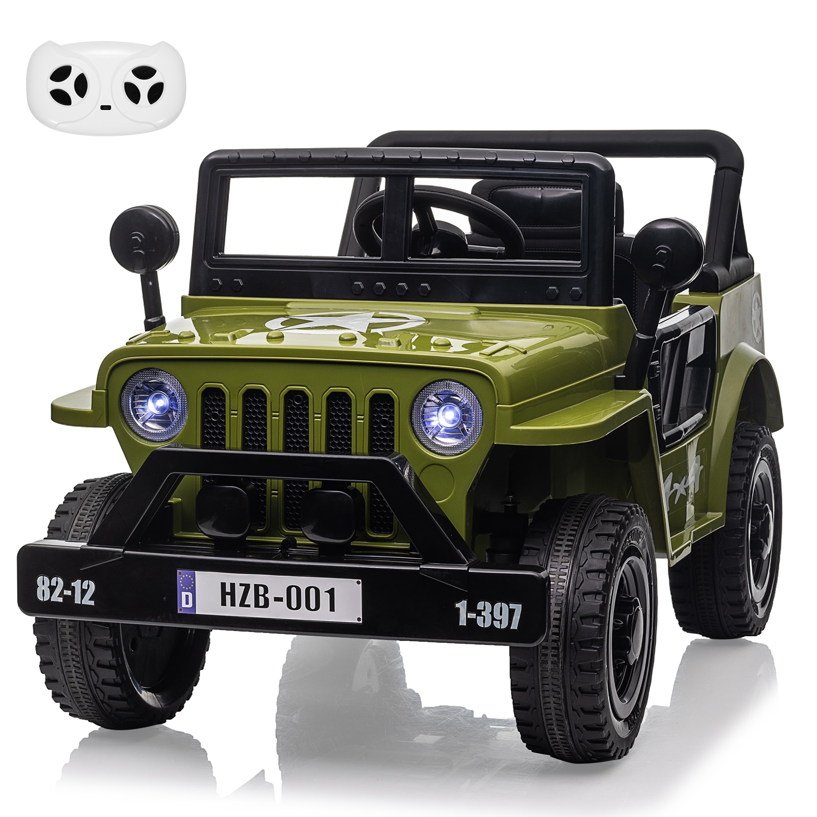 Garvee 12V Electric Ride On Truck for Kids/ Remote Control Car with MP3 ...