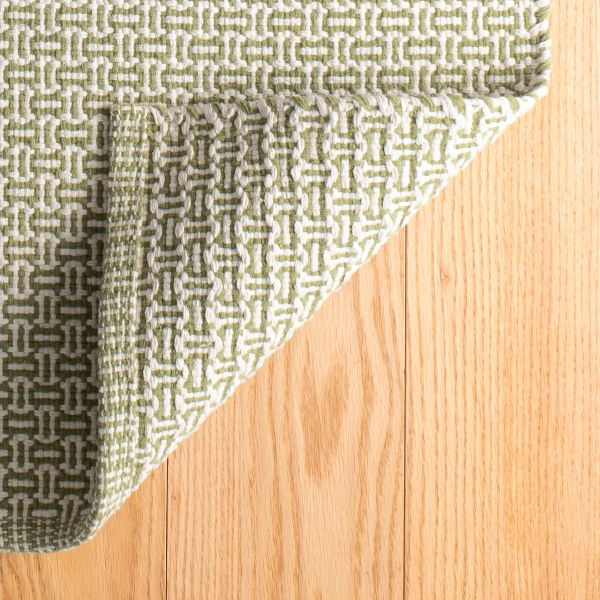 DASH & ALBERT Miss 5 x 8 Muffet Handwoven Cotton Rug in the Rugs ...