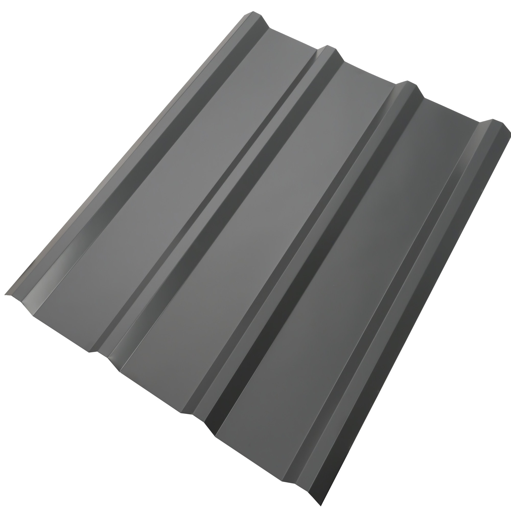 Arrow Steel Panels 2-ft x 3-ft Corrugated Charcoal Galvanized steel ...