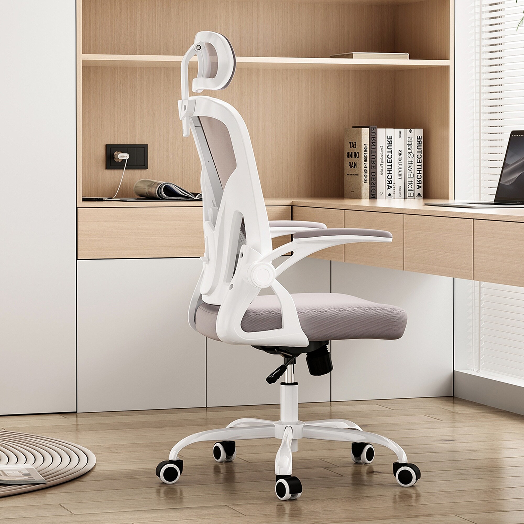Boyel Living Ergonomic Office Chair Home Office Desk Chair with ...