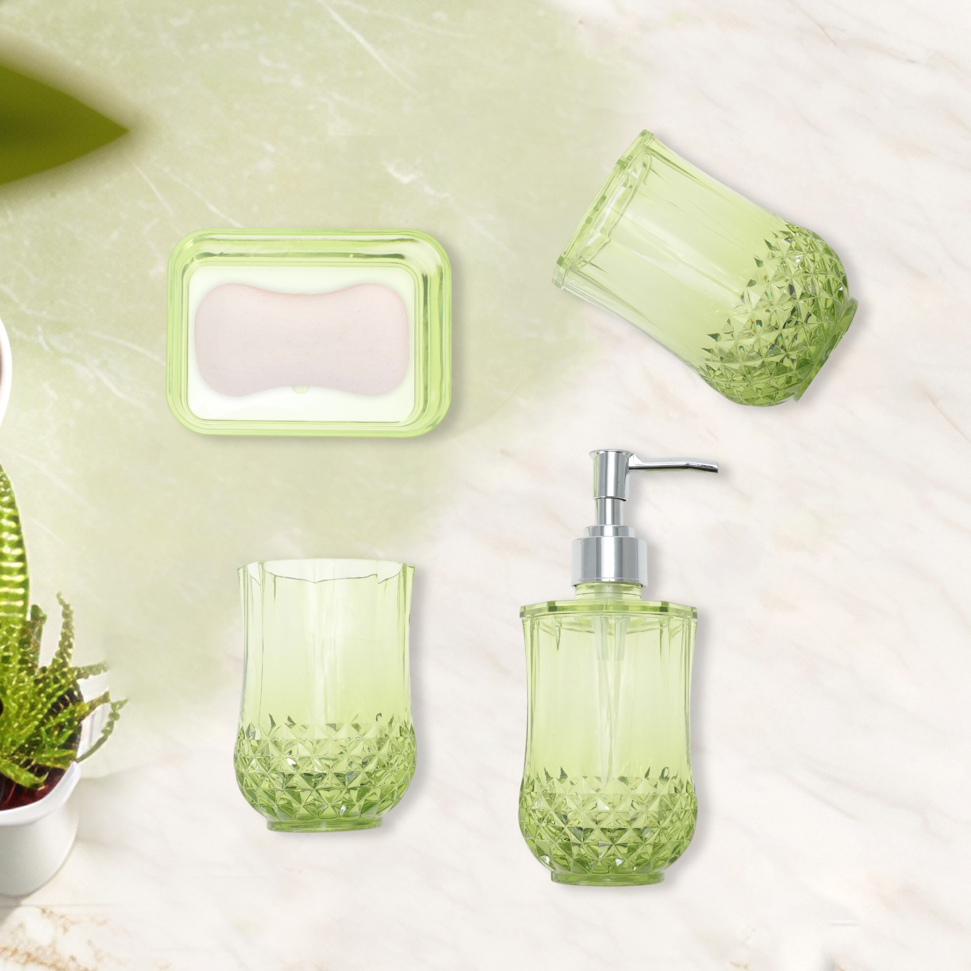 Unique Bargains 1set Durable Bathroom Accessories Set for Bathroom ...