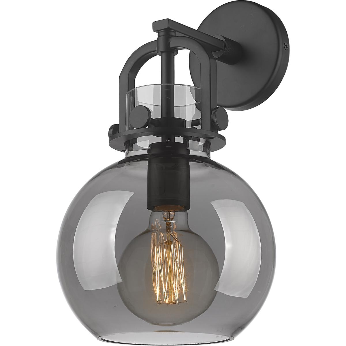 Innovations Lighting Newton Sphere 8-in W 1 -Light Matte Black ...