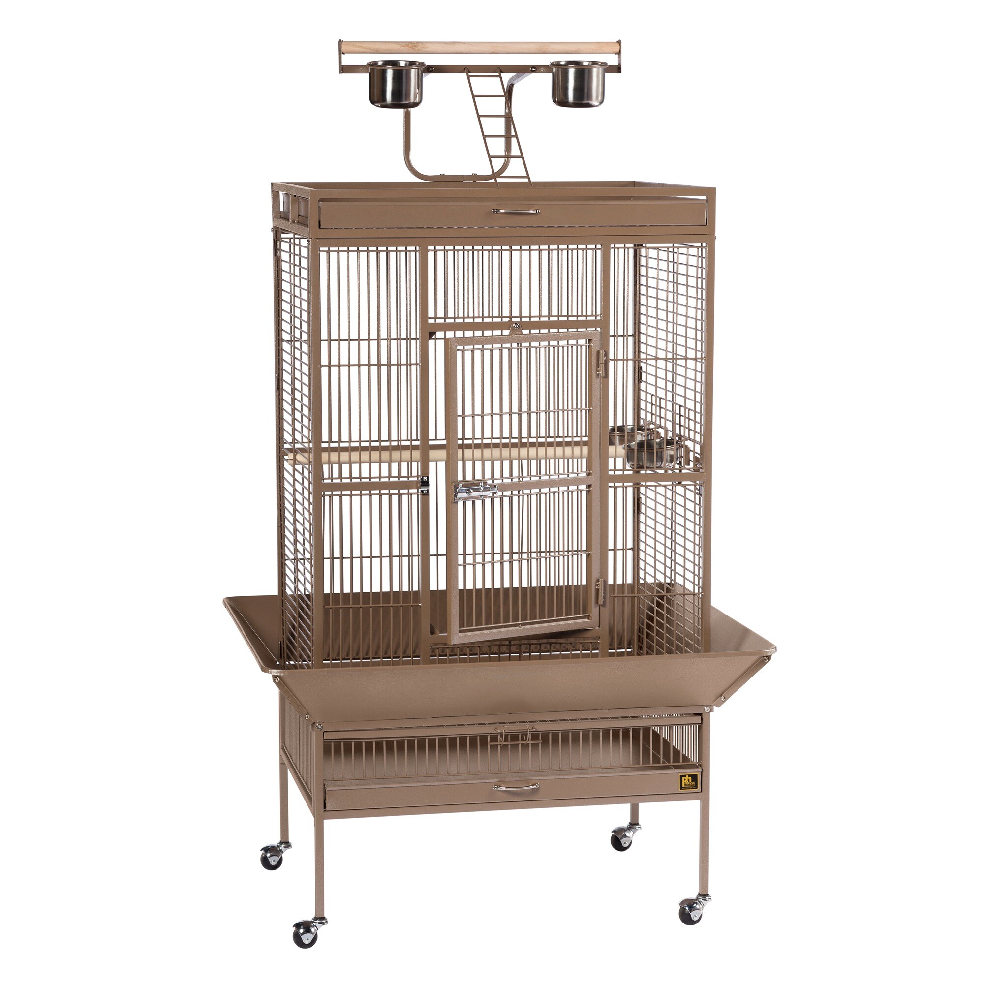Prevue 1 -Count Cocoa Brown hammertone finish Protective cage in the ...