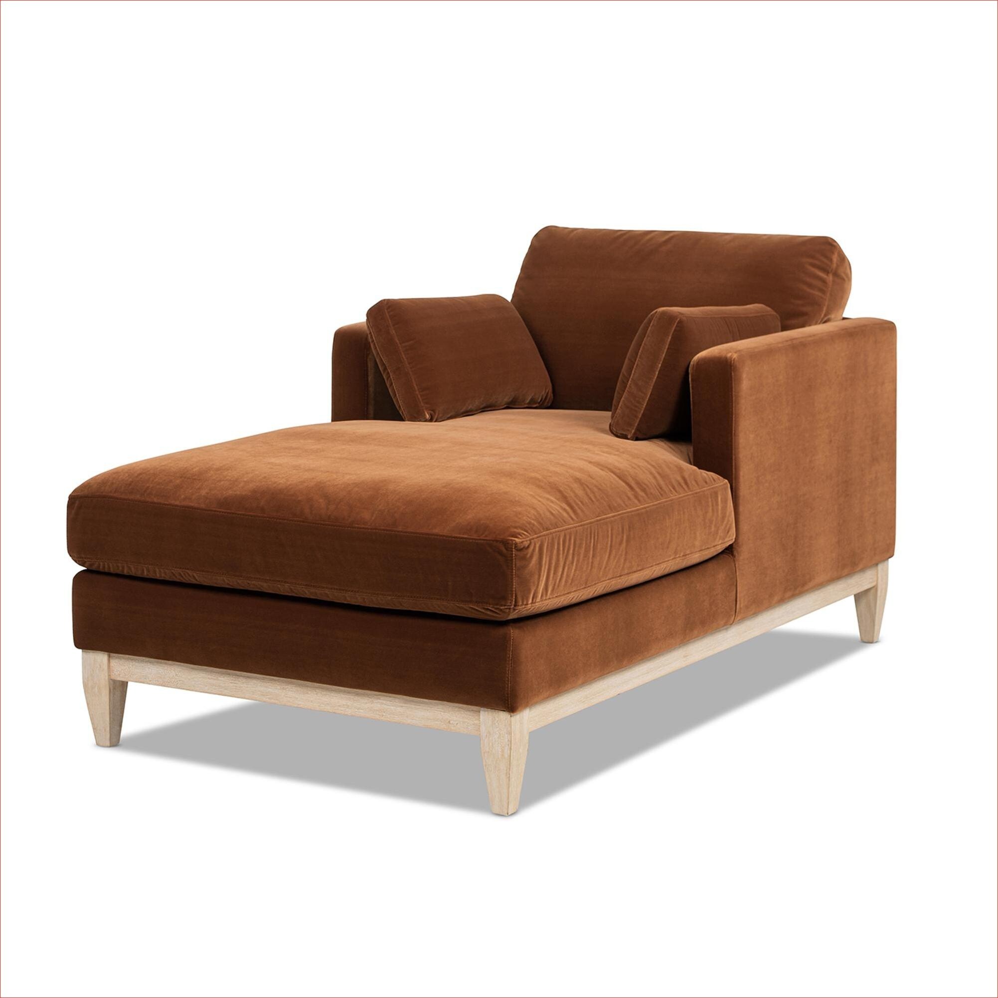Watnature Performance Velvet Modern Farmhouse 2-Seater 65 Inch Chaise ...