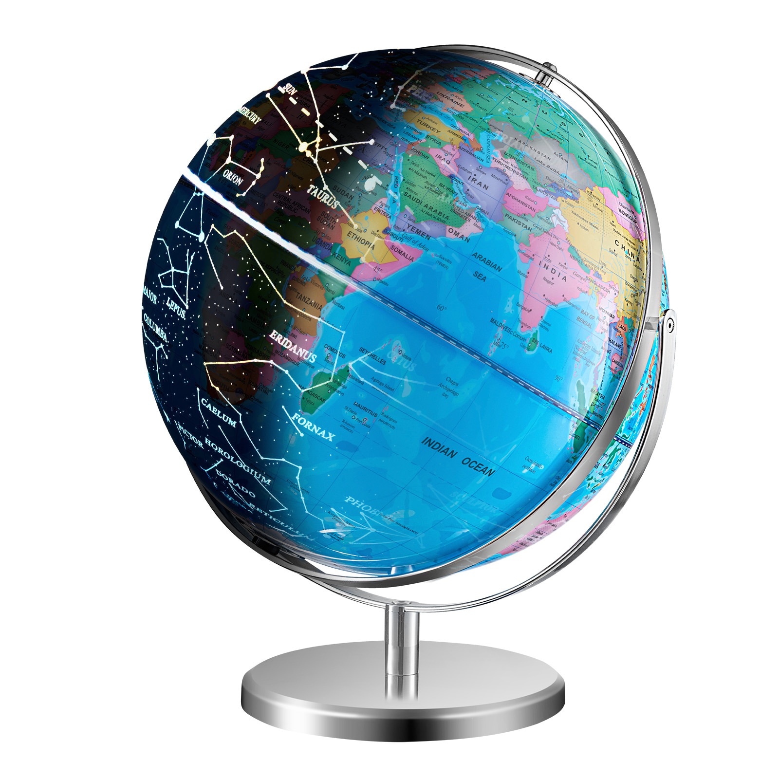 GIVIMO 13-in Illuminated World Globe with Stand in the Kids Play Toys ...