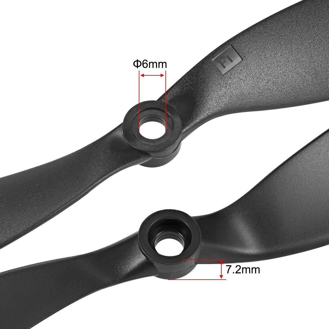 Unique Bargains RC Propellers CW CCW 9047 9x4.7 Inch 2-Vane Fixed-Wing ...