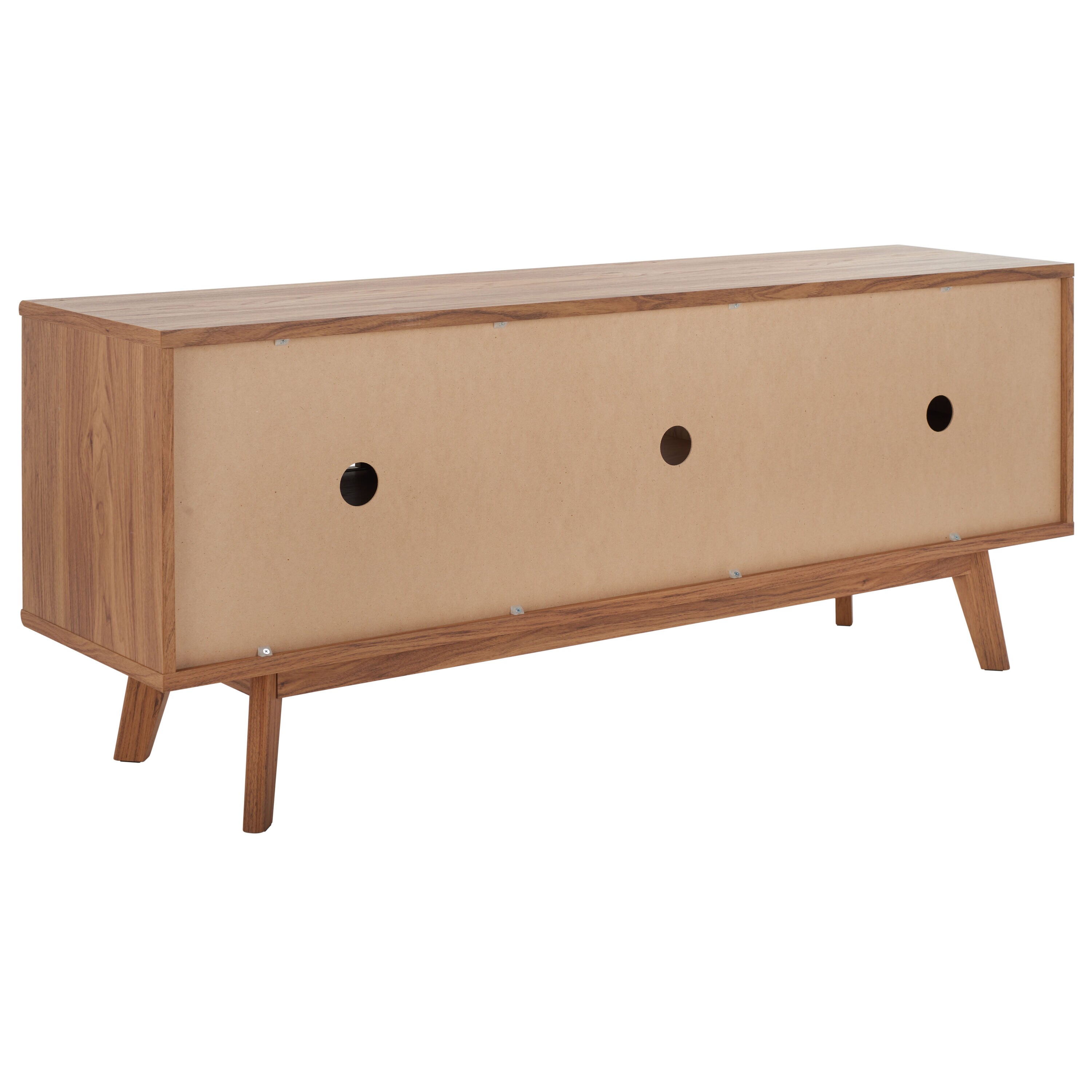 Safavieh Alatar Bleached White Mid-century Particleboard Media Cabinet ...