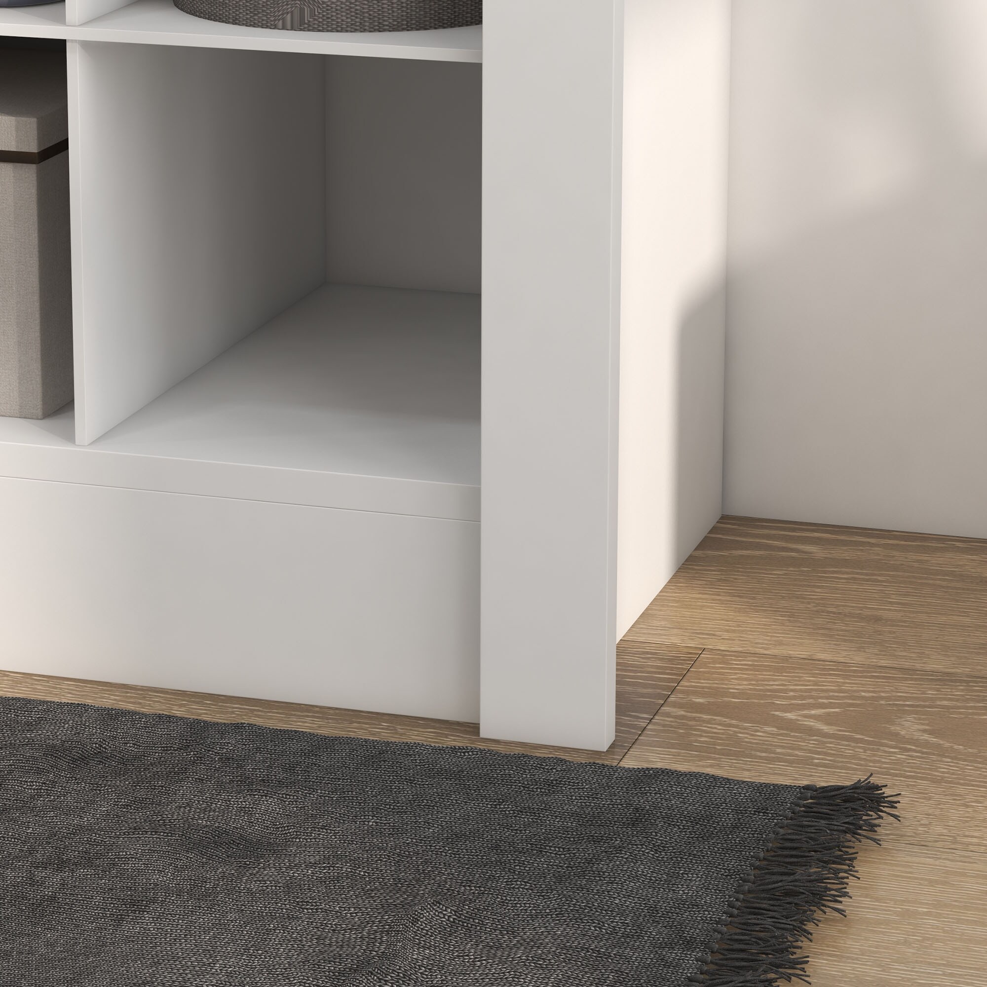 HomCom 71in Tall Shoe Rack Storage Organizer Narrow Shoe Cabinet for ...