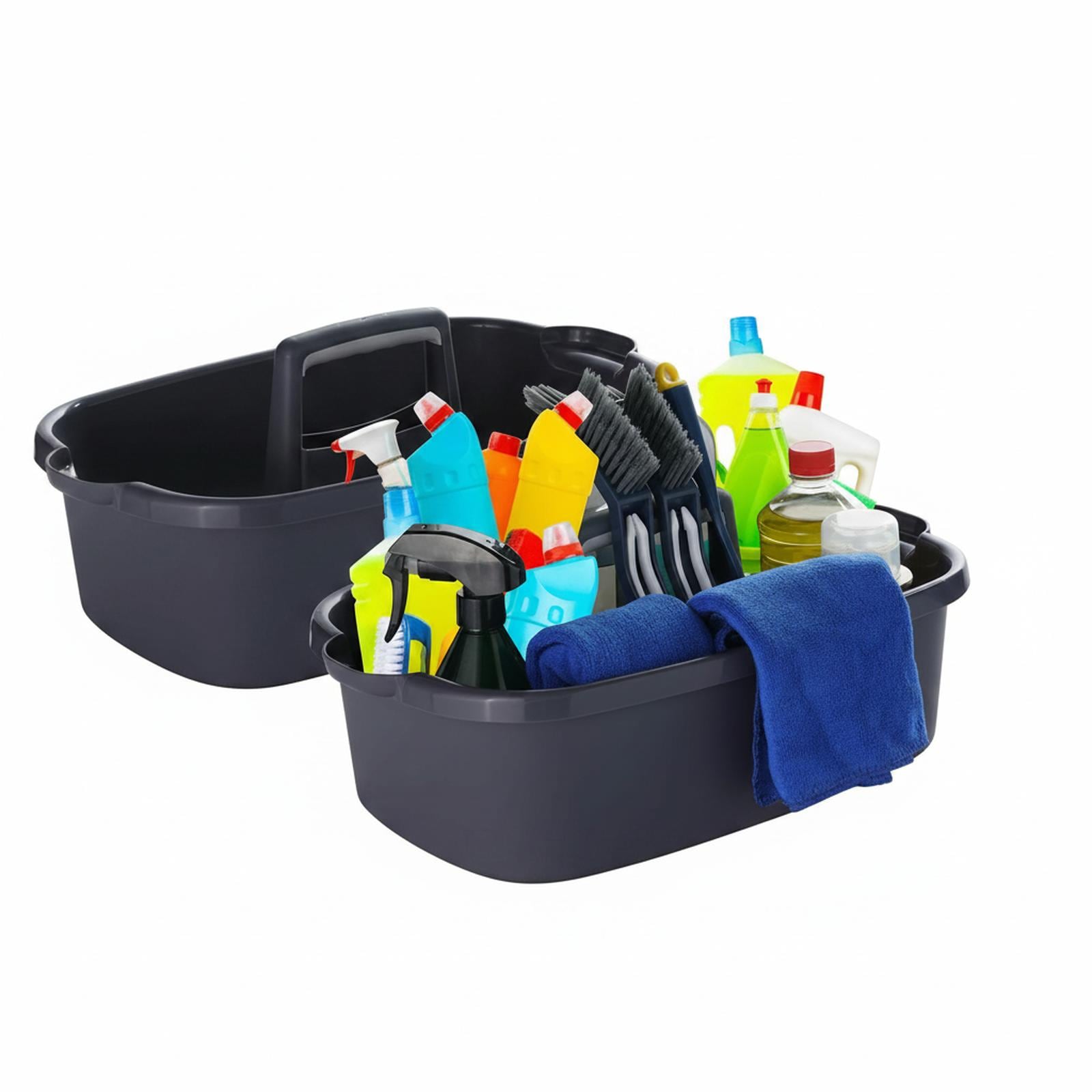 Paradigms Interiors 2-Pack Large Cleaning Supply Organizer with Handle ...