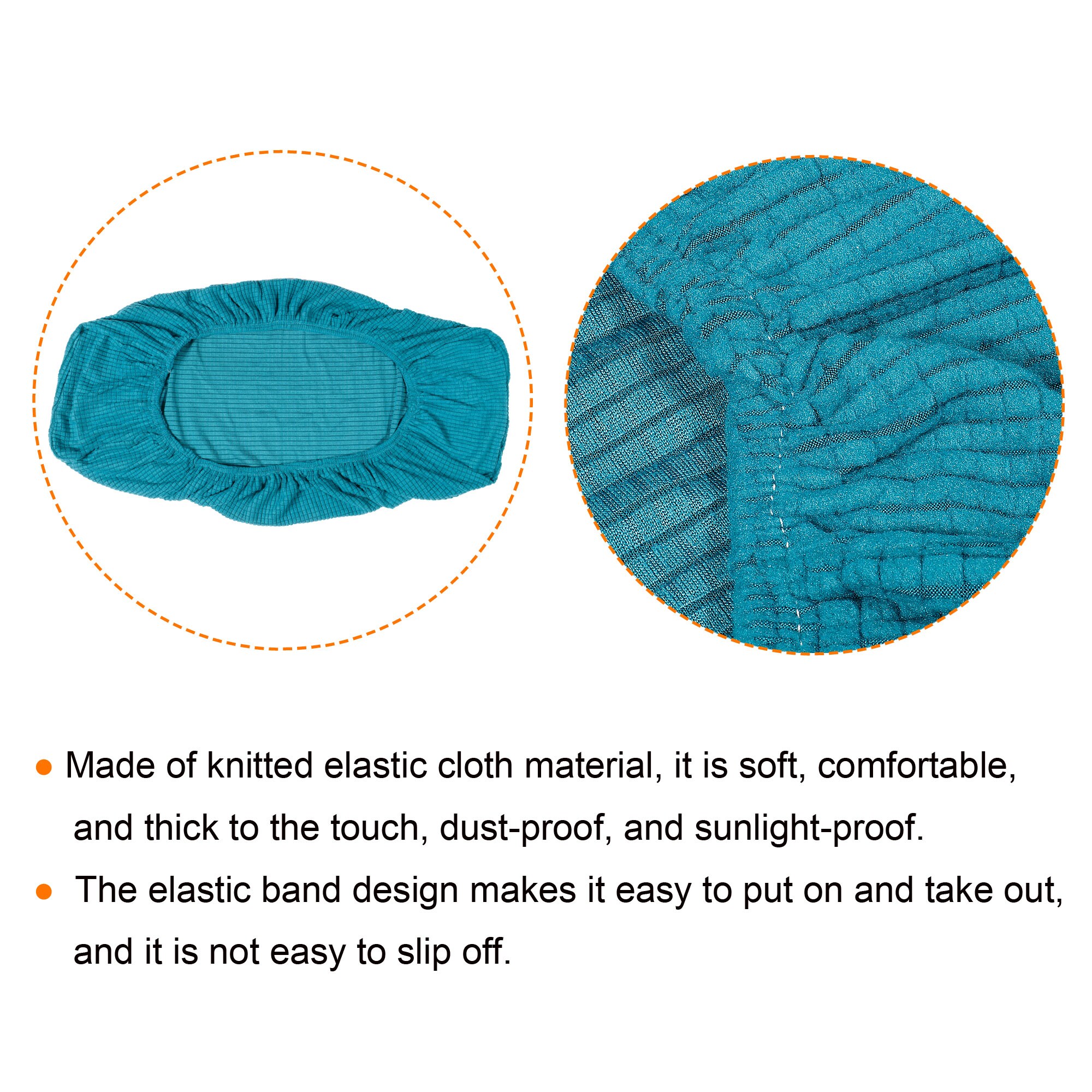 Unique Bargains Air Conditioner Cover 35-37 Inch Knitted Elastic Cloth ...