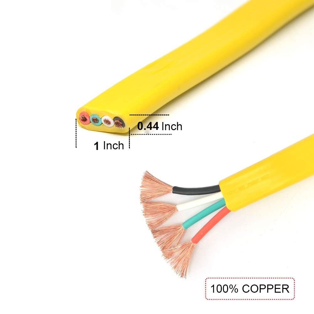 Misopily 25 Feet Heavy Duty Generator Adapter Extension Cord NEMA ...