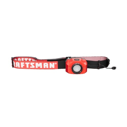 CRAFTSMAN 500-Lumen LED Headlamp with Rechargeable Batteries Included ...