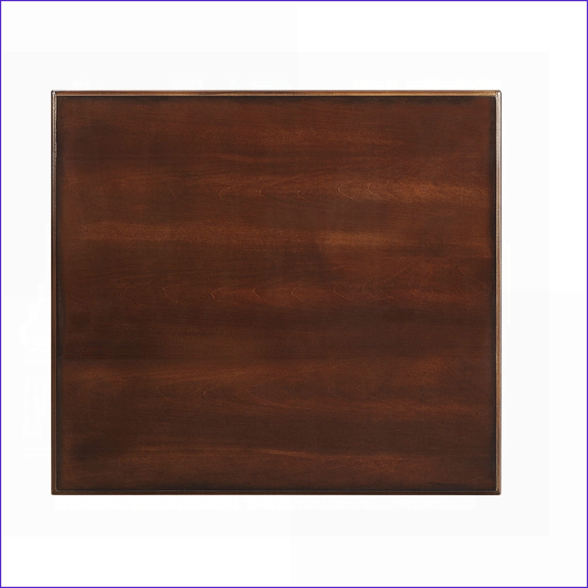 Watnature Elegant Walnut Coffee Table with 16x18 Bottom Shelf ...